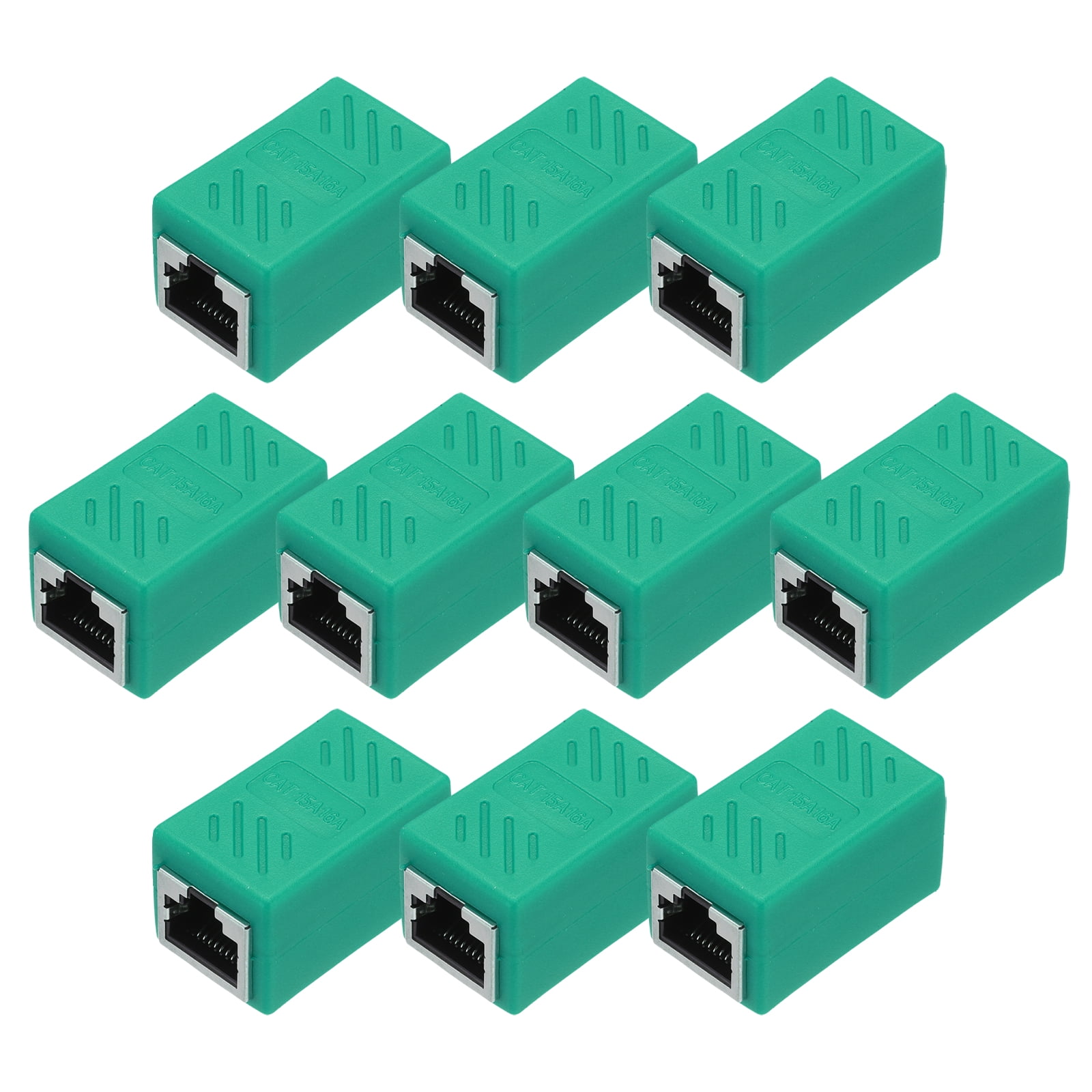 Uxcell 10 Pcs RJ45 Ethernet Coupler Cat6 Coupler for Cat8/Cat7/Cat6 ...