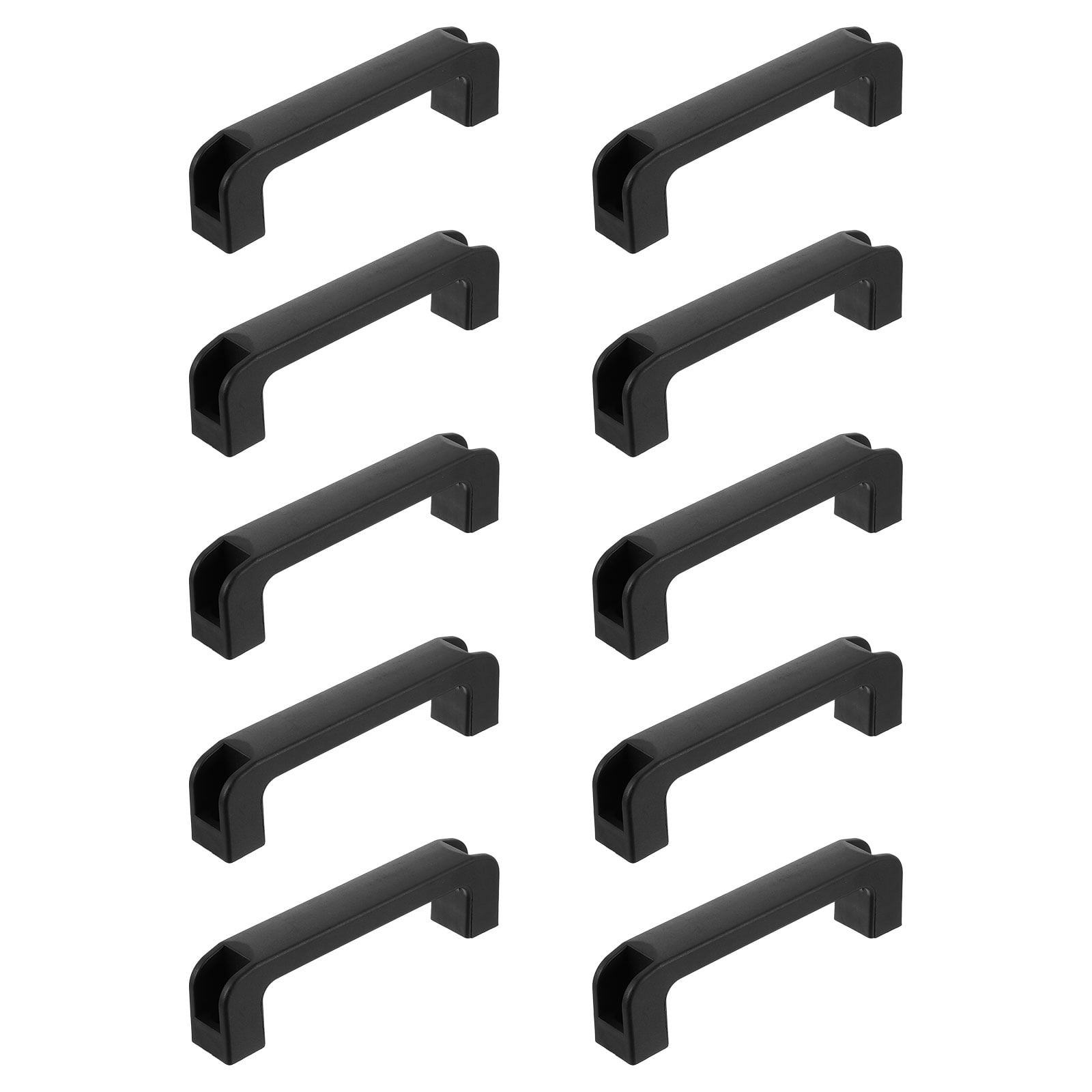 Uxcell 10 Pack Rectangular Plastic Pull Handle, 160mm/6.3 Inch Hole ...