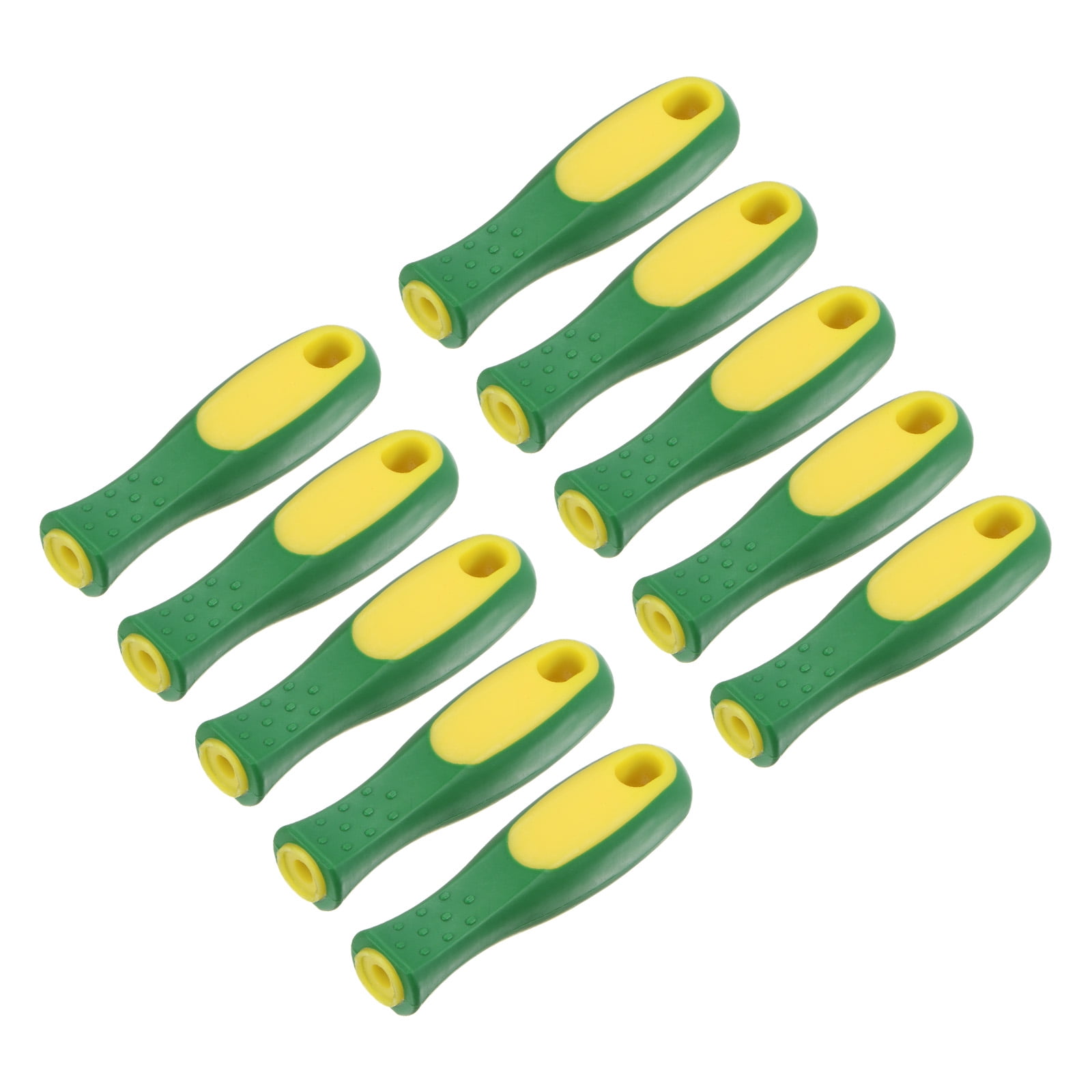 Uxcell 10-Pack Rubber File Handle, 4.33"/0.28" Round Hole Handles ...