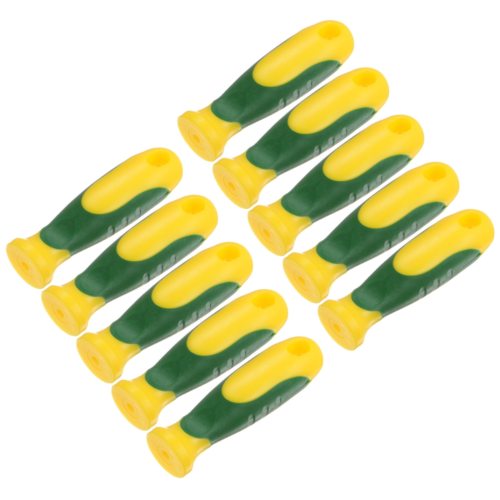 Uxcell 10-Pack Rubber File Handle, 4.45"/0.16" Round Hole Handles ...