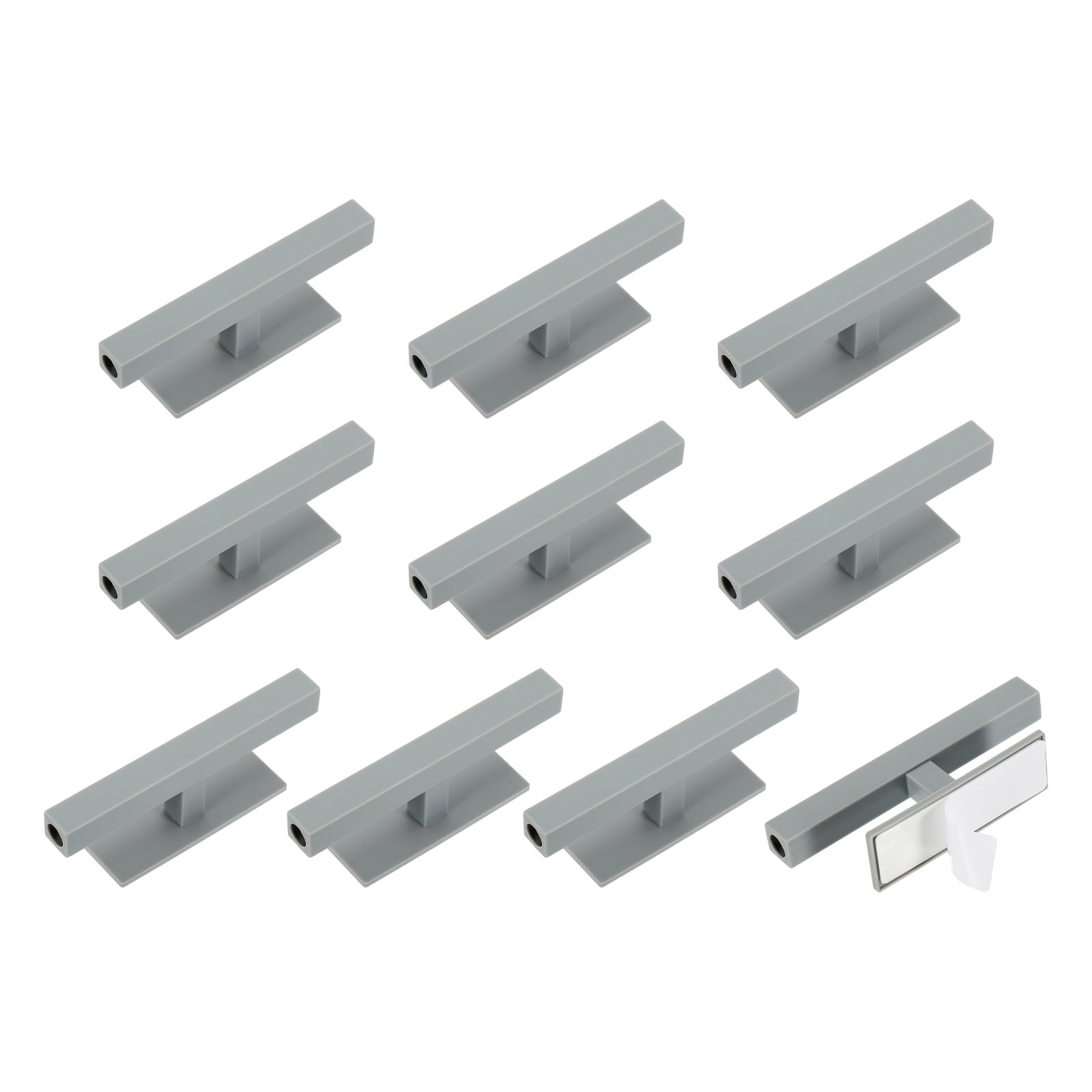 Uxcell 10 Pack Self-Stick Push Pull Helper, 4 Inch Plastic Adhesive ...