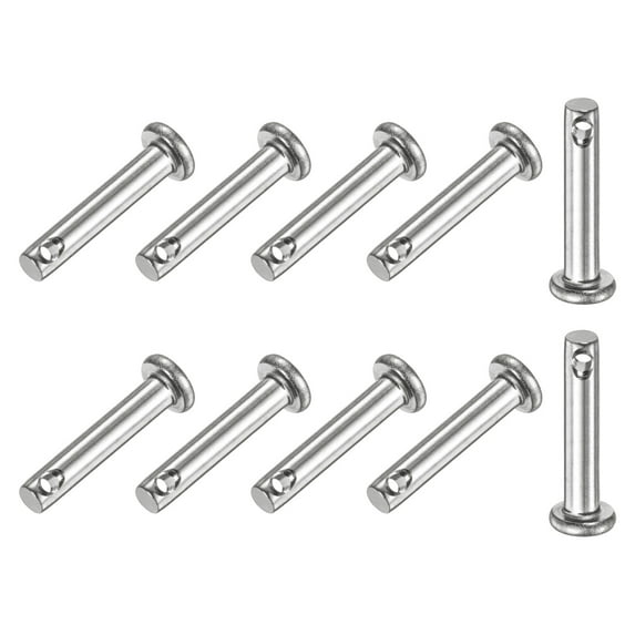 Uxcell 10-Pack Single Hole Clevis Pins, M3 x 16mm 304 Stainless Steel ...