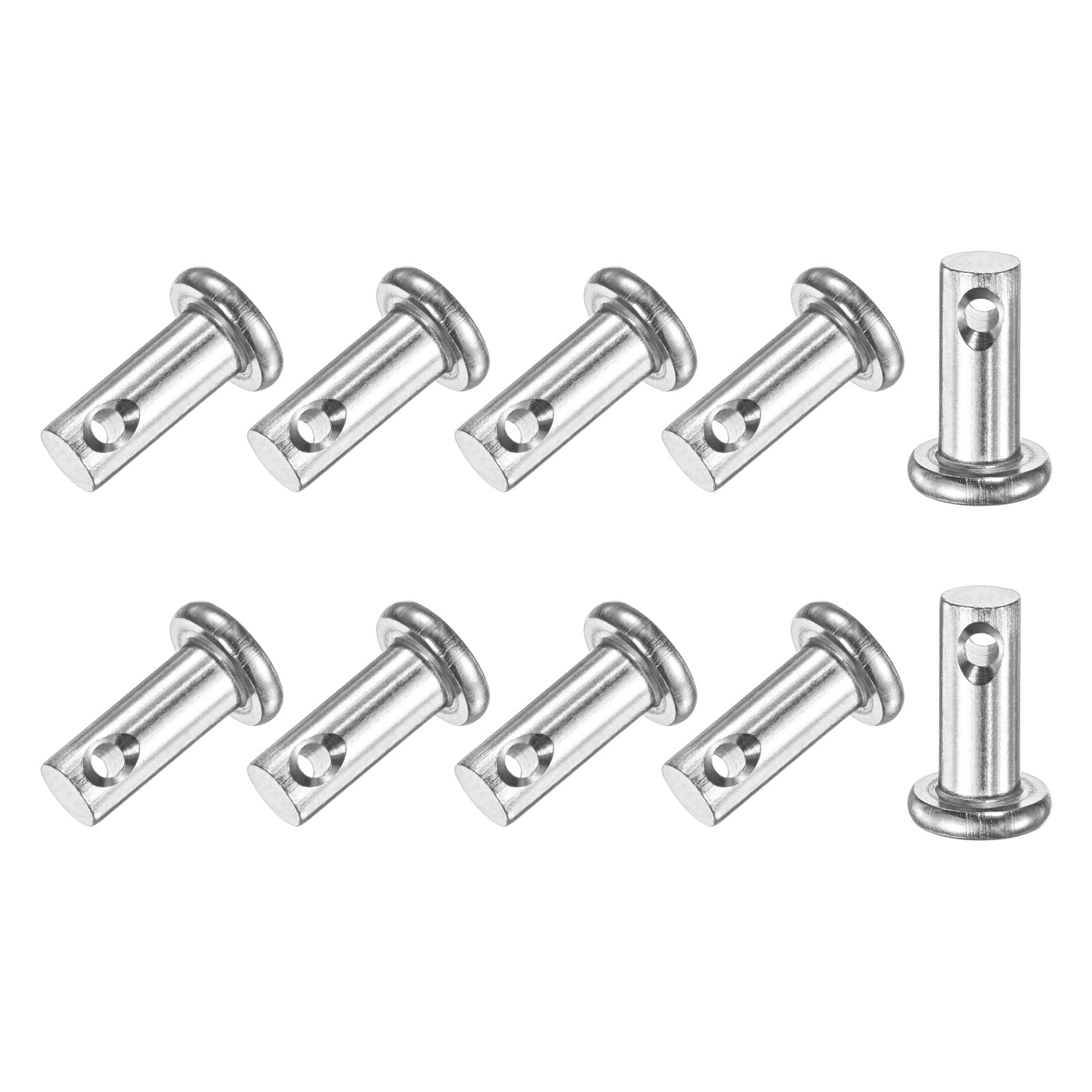 Uxcell 10-Pack Single Hole Clevis Pins, M5 x 12mm 304 Stainless Steel ...