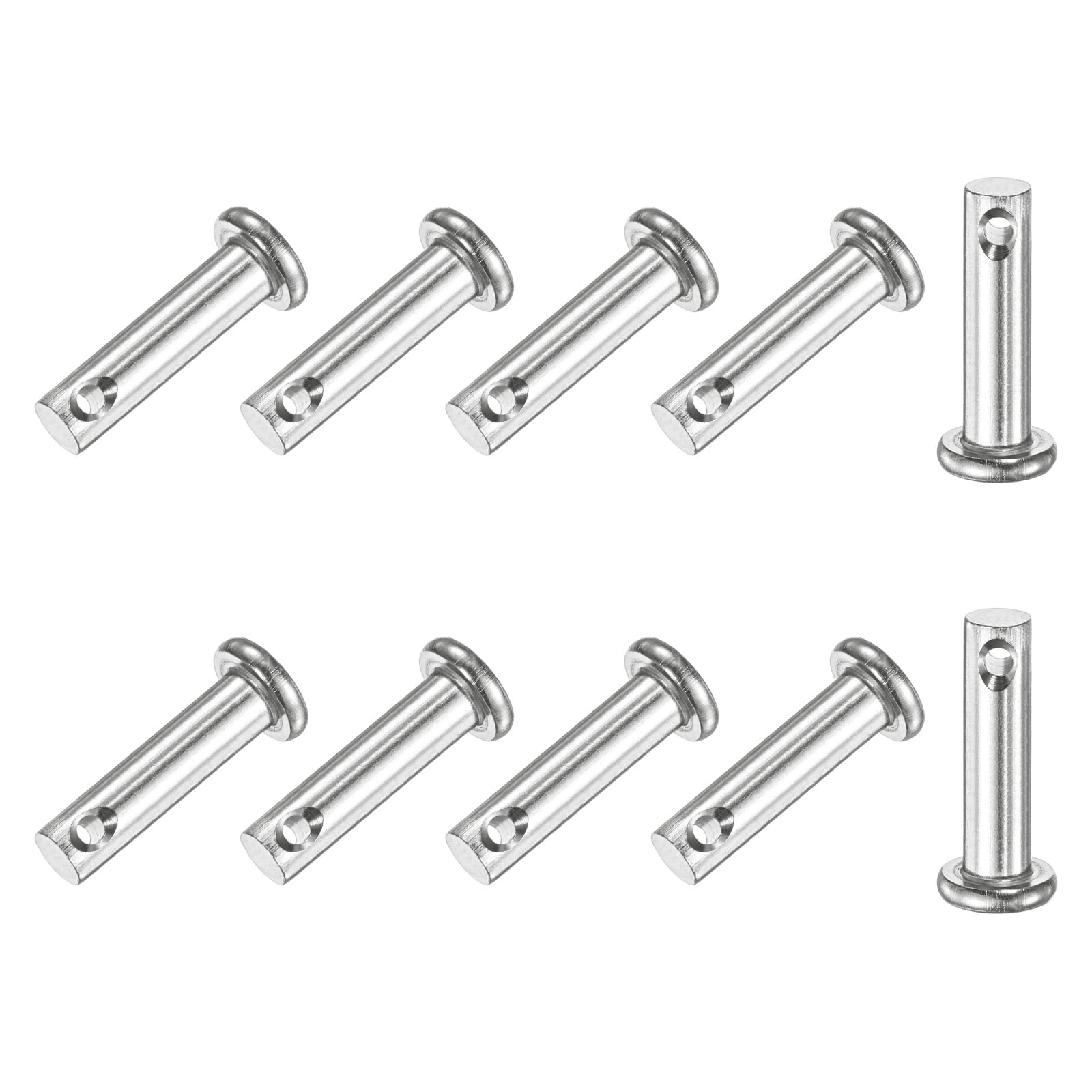 Uxcell 10-Pack Single Hole Clevis Pins, M5 x 20mm 304 Stainless Steel ...