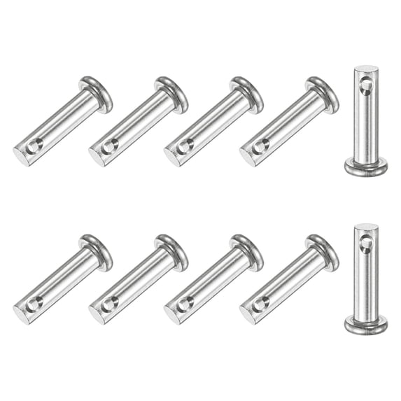 Uxcell 10-Pack Single Hole Clevis Pins, M5 x 20mm 304 Stainless Steel ...
