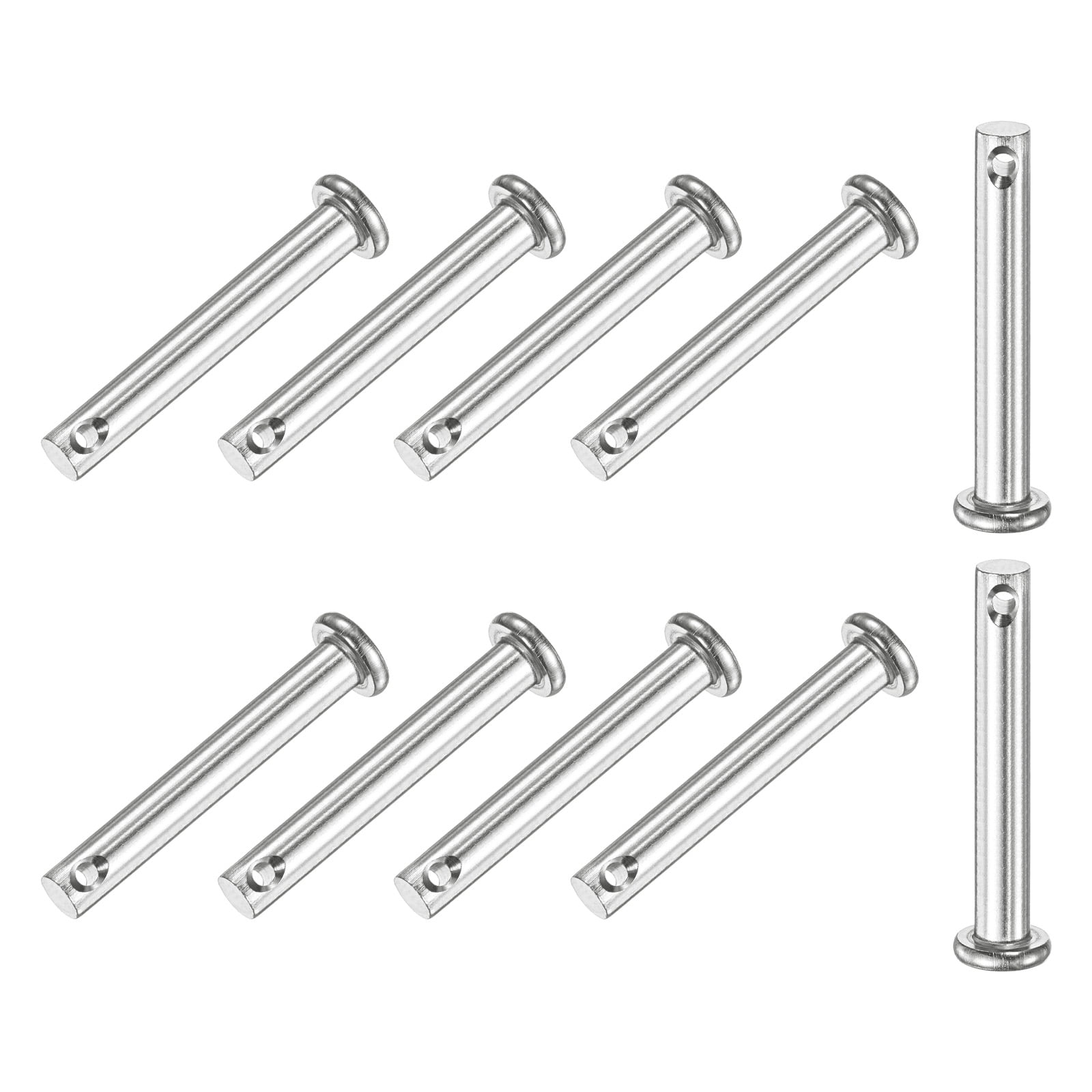 Uxcell 10-Pack Single Hole Clevis Pins, M5 x 35mm 304 Stainless Steel ...