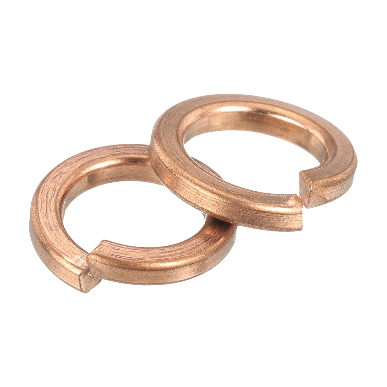 Uxcell 10 Pack Spring Lock Washer, Copper M10 Split Lock Washers ...