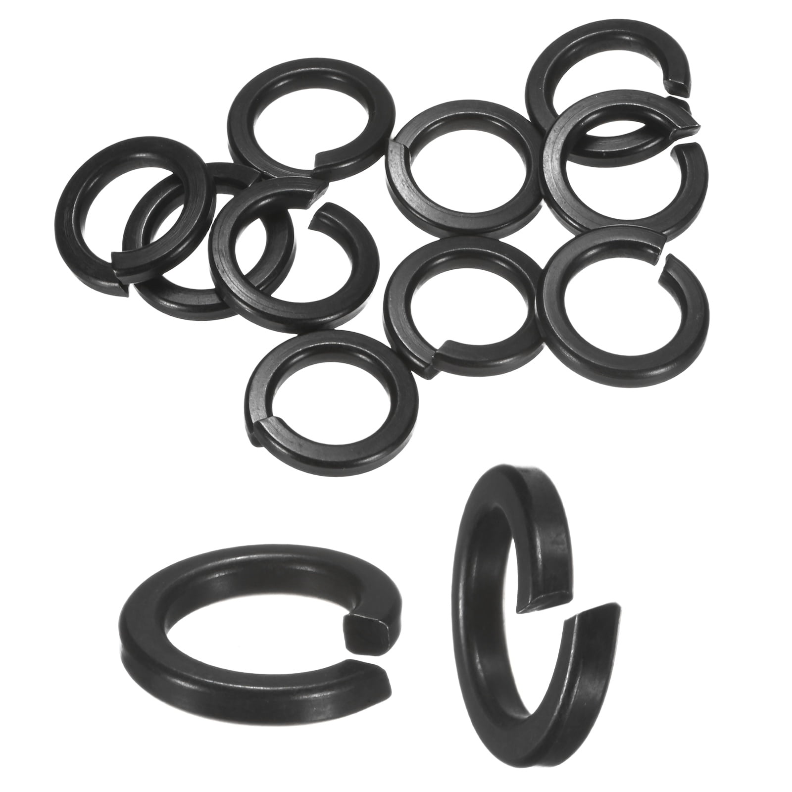 Uxcell 10-Pack Spring Lock Washer, M12 Stainless Steel Electroplating ...