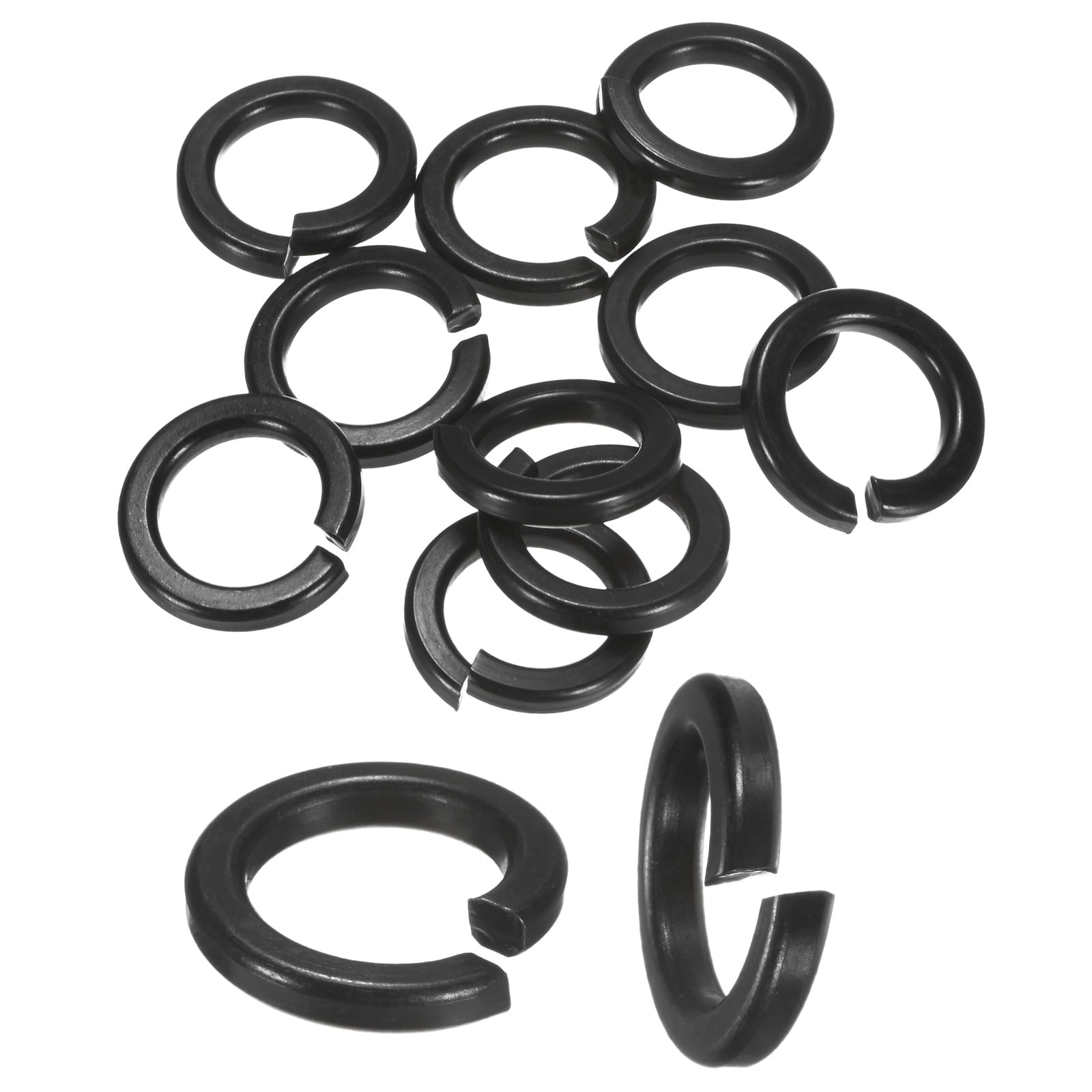 Uxcell 10-Pack Spring Lock Washer, M18 Stainless Steel Electroplating ...