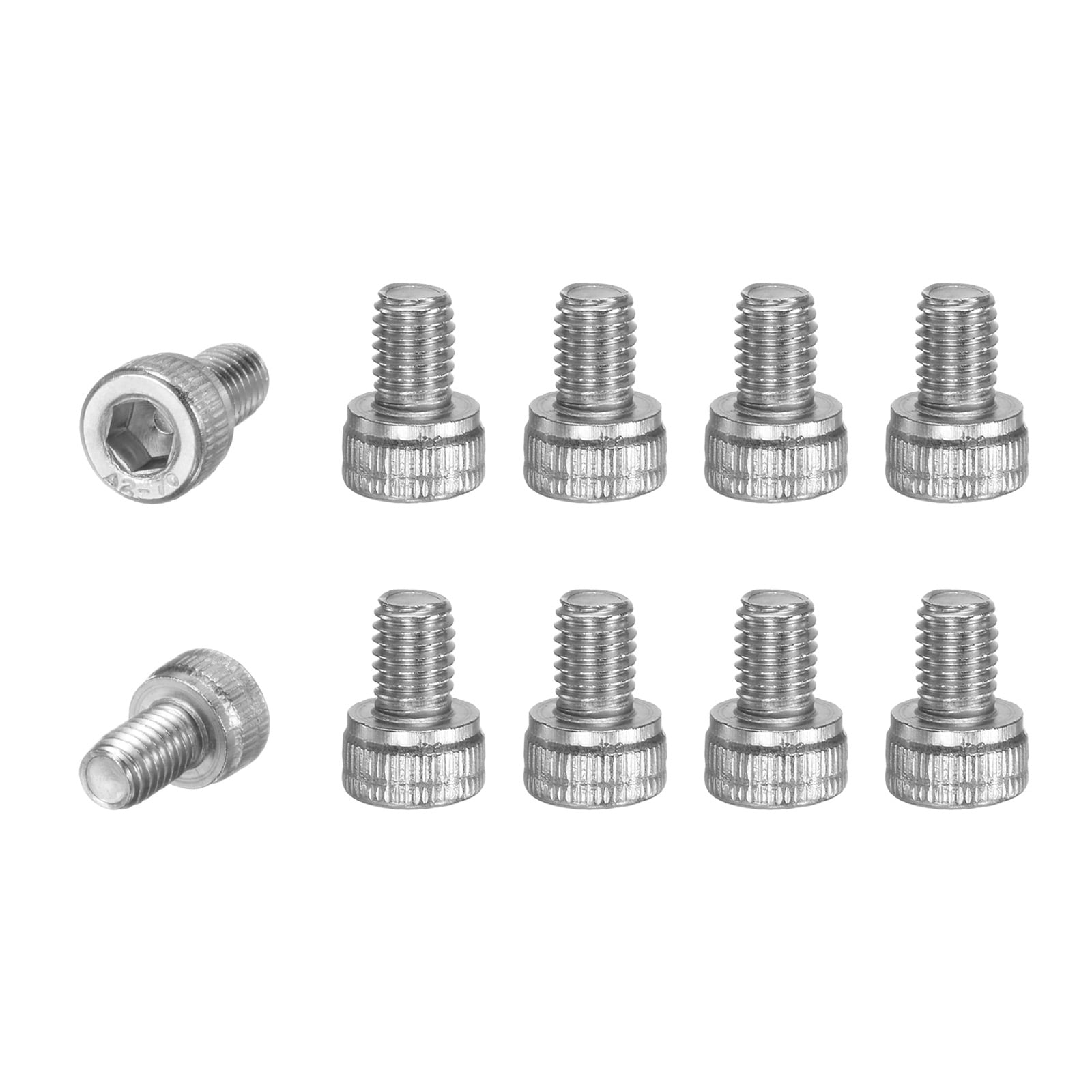 Uxcell 10-Pack Torx Bolt Spline Screw T25 M5x8mm 0.8mm Pitch for String ...