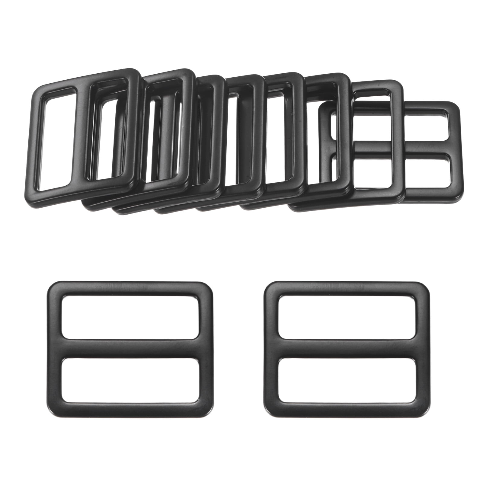 Uxcell 10-Pack Tri Glide Metal Buckles, 1 Inch Zinc Alloy Slider Belt ...