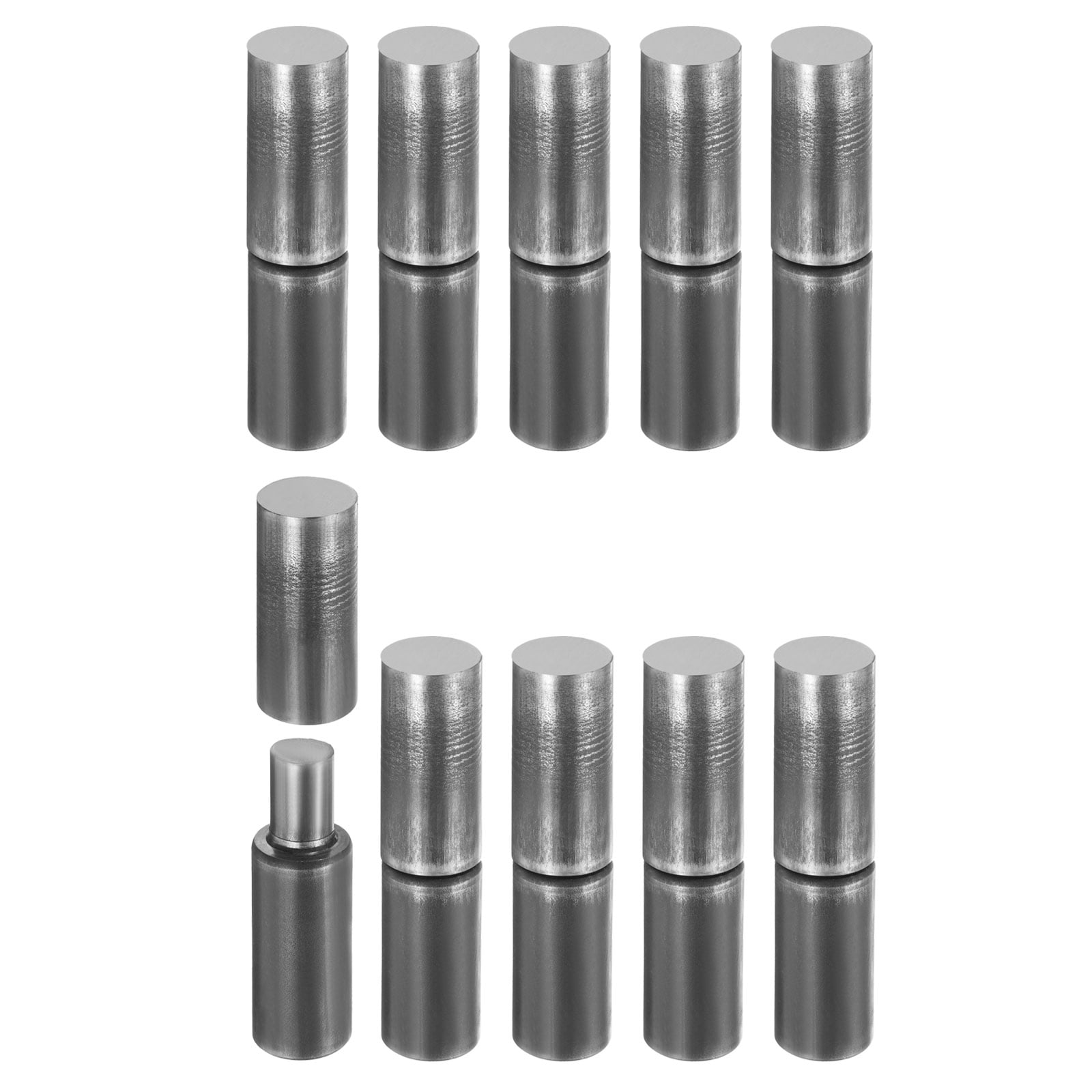 Uxcell 10 Pack Weldable Barrel Hinges, 3 1/2" x 3/4" Carbon Steel Heavy ...
