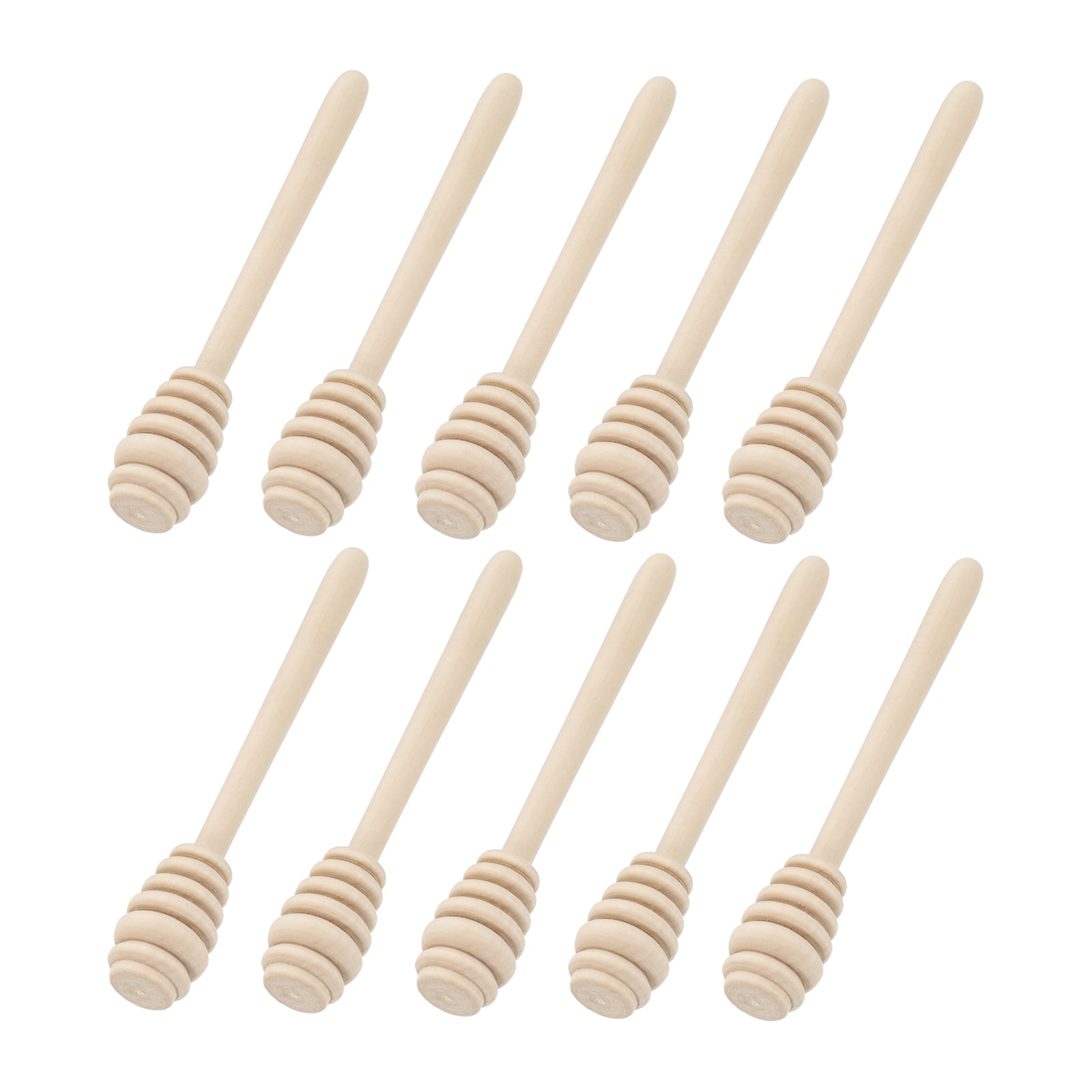 Uxcell 10 Pack Wooden Dippers Sticks, 5.5 inch Stick for Jar - Walmart.com