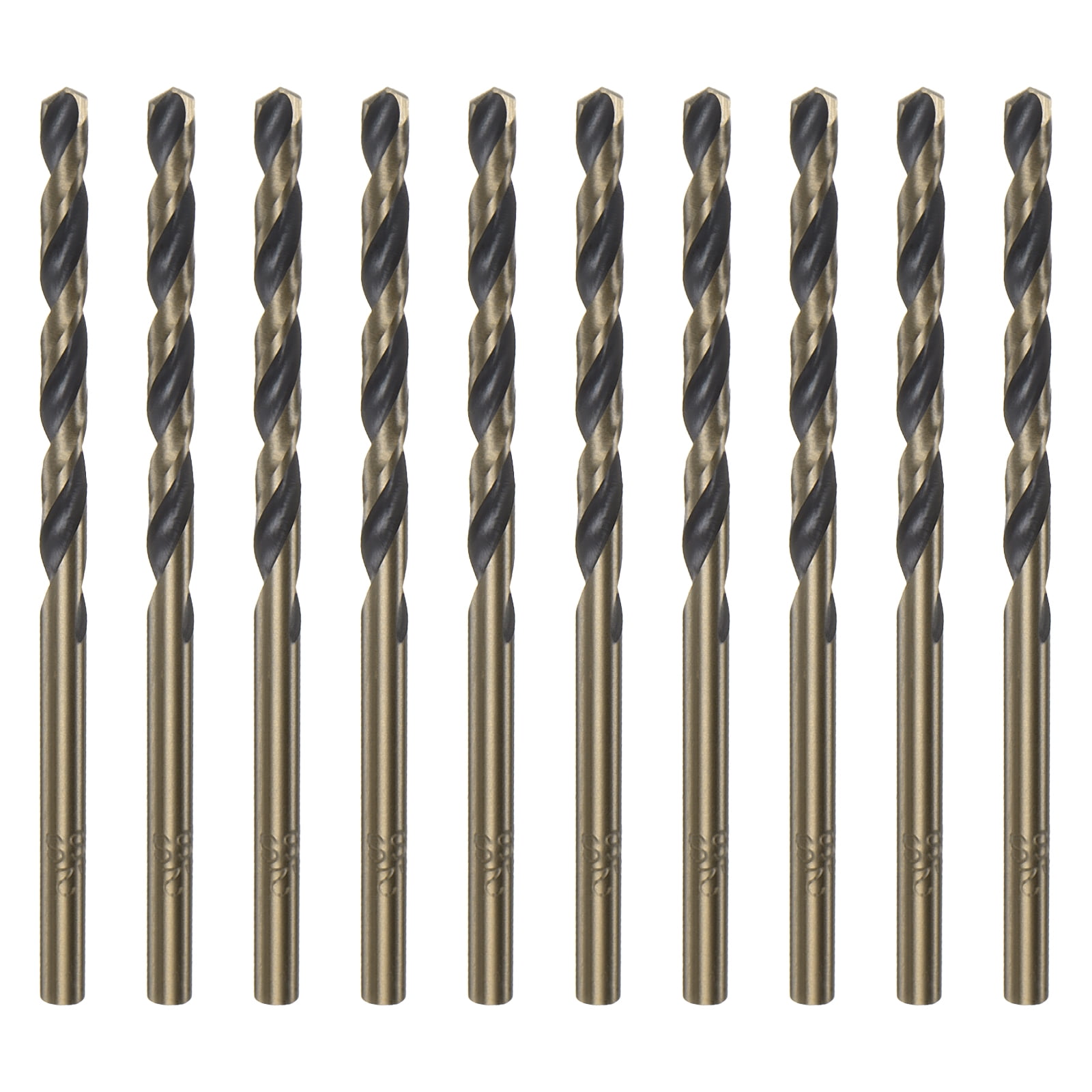 Uxcell 10 Packs 3.2mm Black Nitride & Gold Titanium Coated High Speed ...