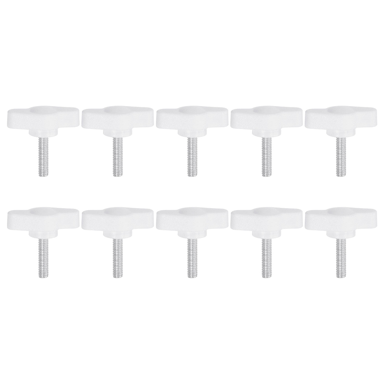 Uxcell 10 Packs M4 x 16mm Male Thread T/Z Wing Knobs Thumb Screw ...
