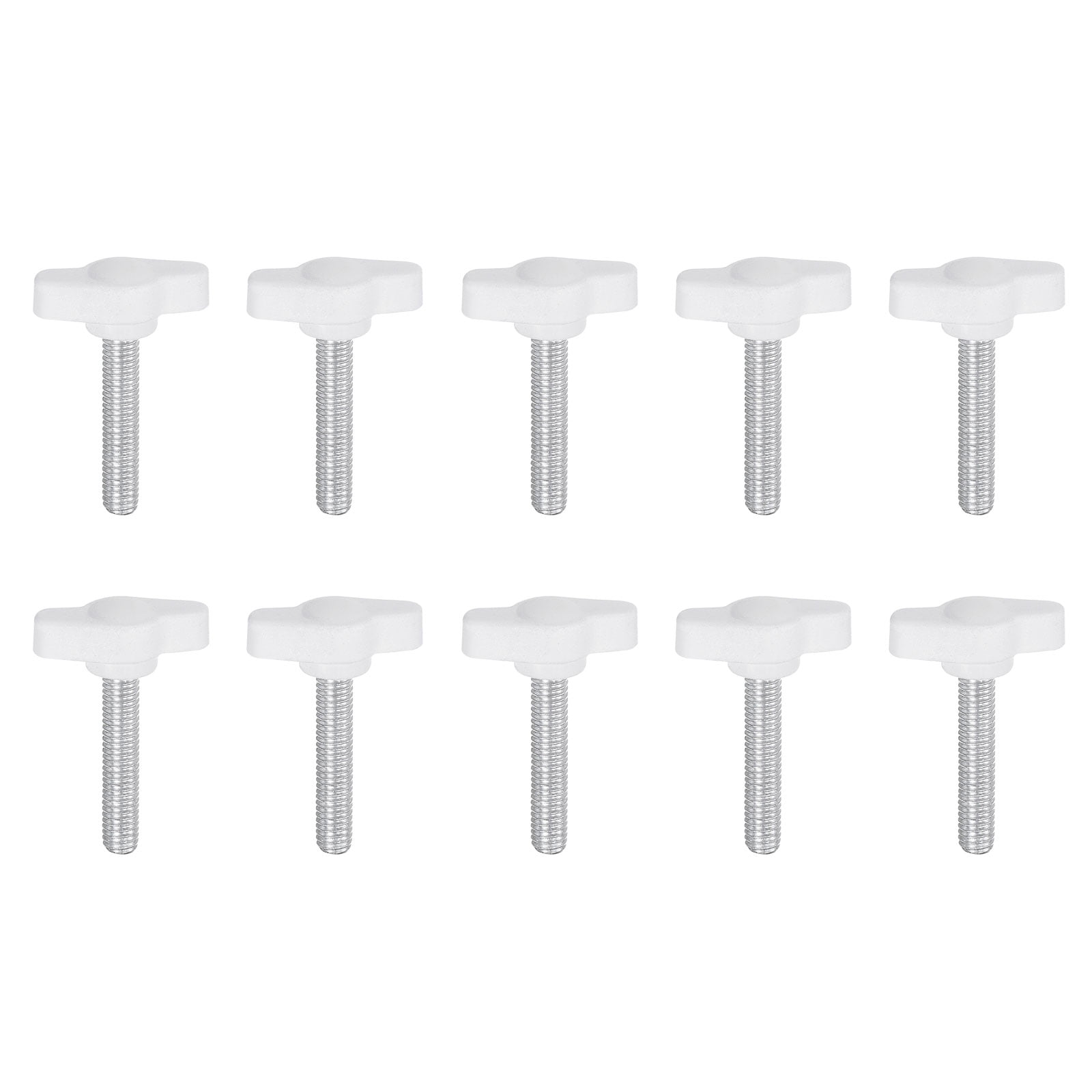 Uxcell 10 Packs M6 x 30mm Male Thread T/Z Wing Knobs Thumb Screw ... Uxcell 10 Packs M6 x 30mm Male Thread T/Z Wing Knobs Thumb Screw ...