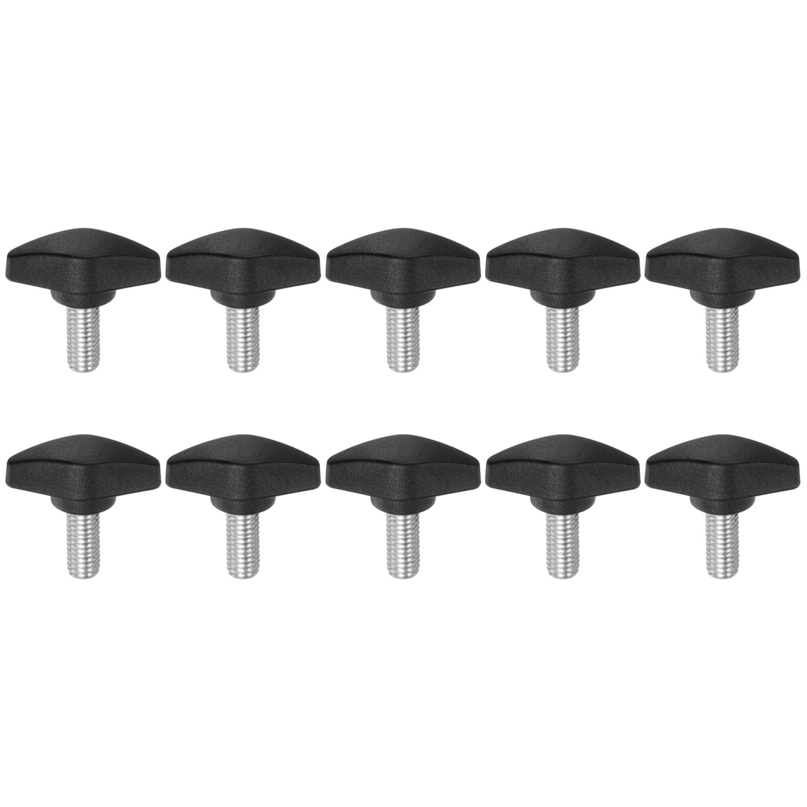 Uxcell 10 Packs M8 x 16mm Male Thread Tee Wing Knobs Thumb Screw ... Uxcell 10 Packs M8 x 16mm Male Thread Tee Wing Knobs Thumb Screw ...