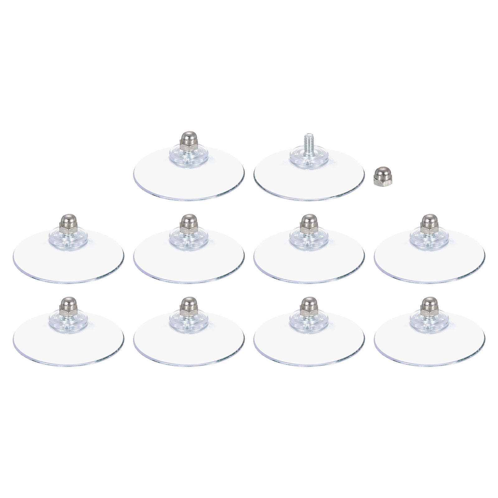 Uxcell 10 Packs Suction Cups for Glass 40mm/1.6" Dia Sucker Pads with ...