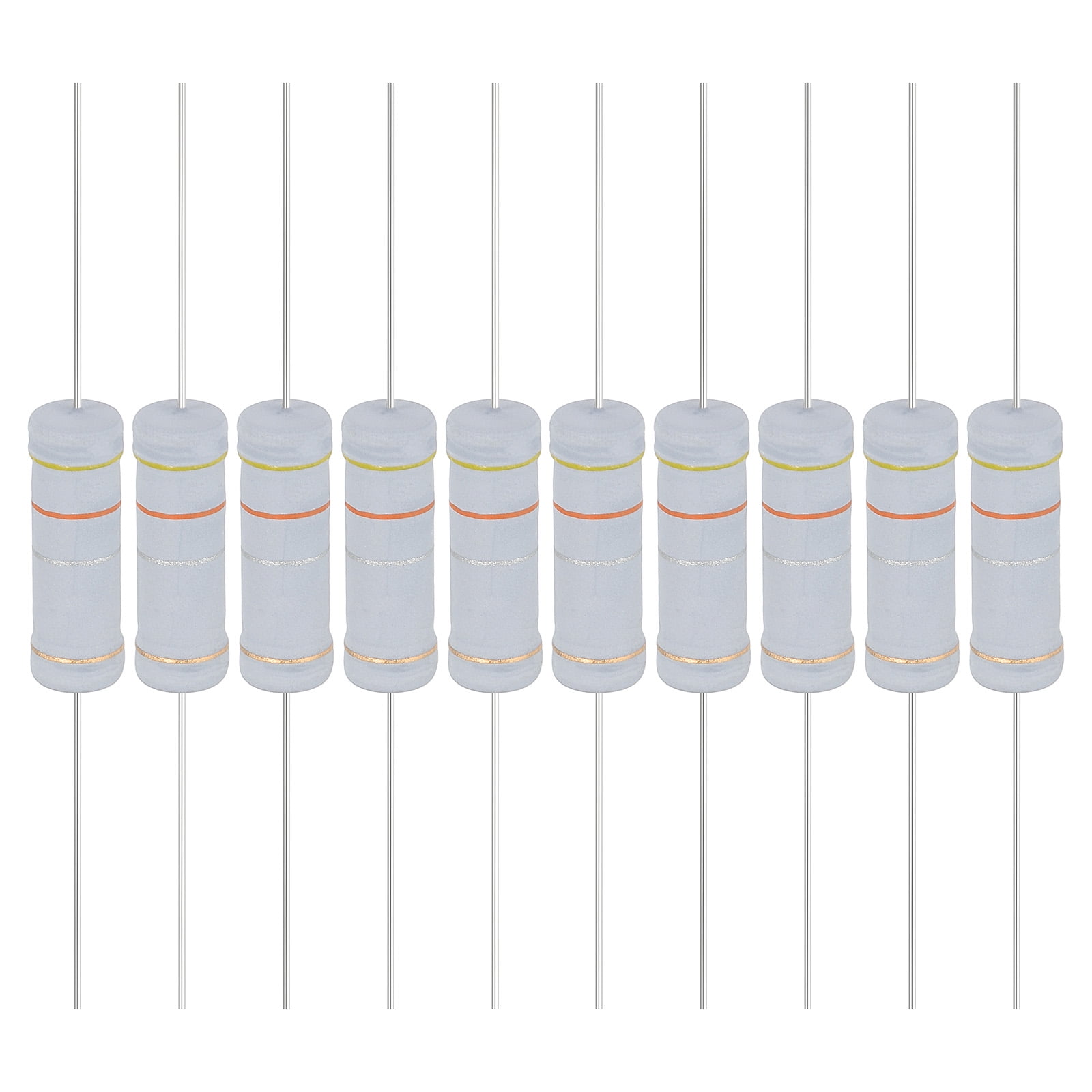 Uxcell 10Pcs 0.43 Ohm 5W Metal Oxide Film Resistor, 5% Tolerance ...
