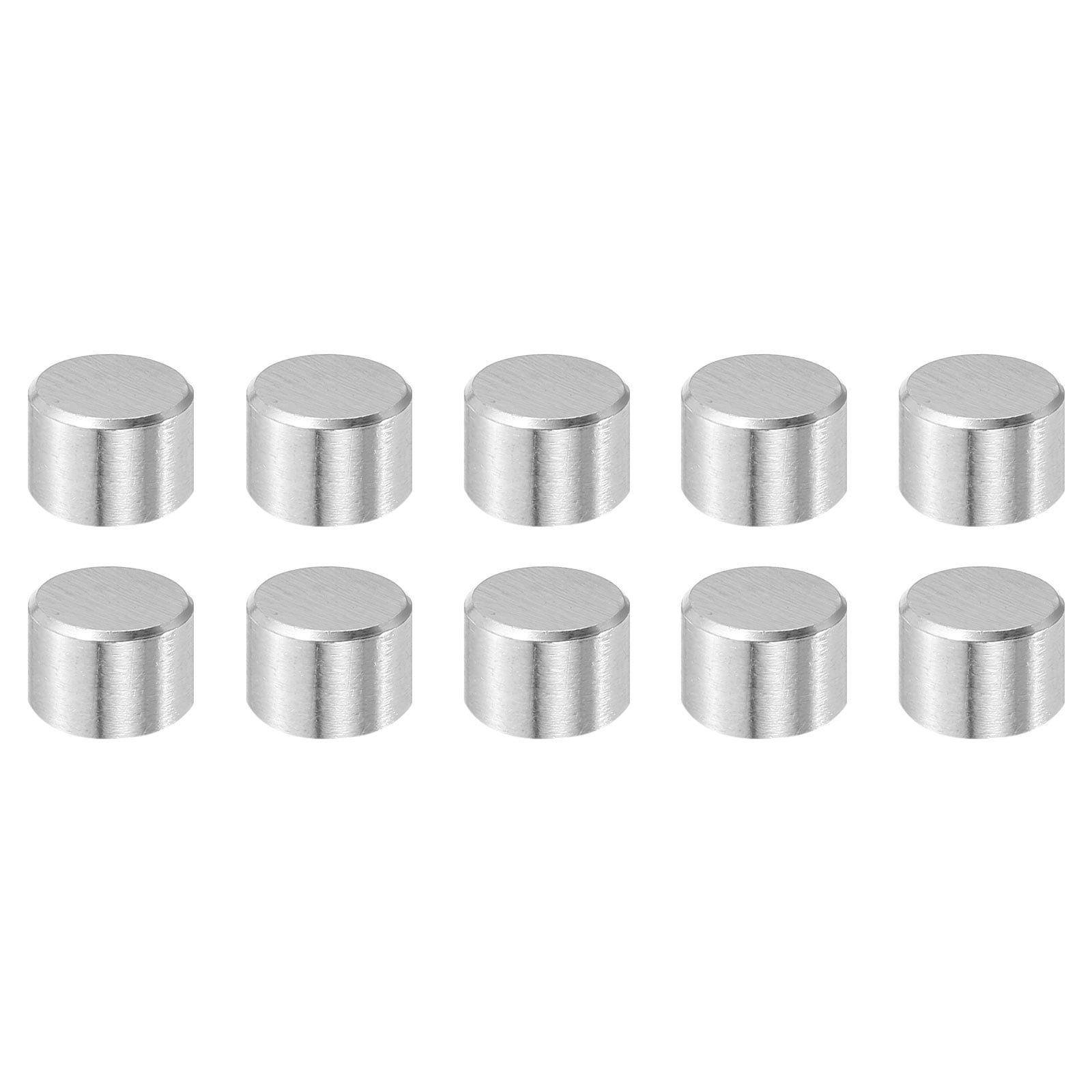 Uxcell 10 Pcs 10 mm x 10 mm Dowel Pins, 316L Stainless Steel ...