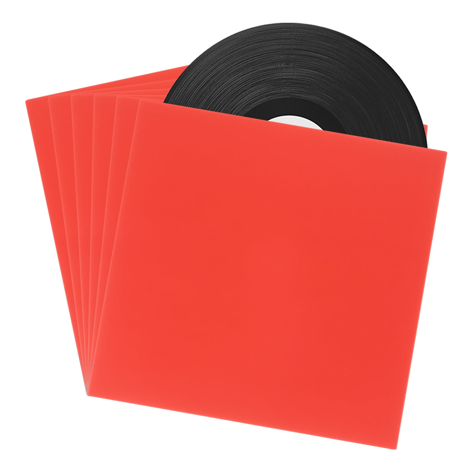 Uxcell 10 Pcs 12" Vinyl Record Jackets, Kraft Paper Vinyl Outer Sleeves ...