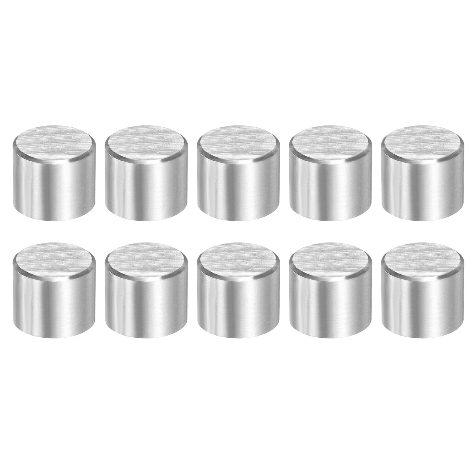 Uxcell 10 Pcs 12 mm x 10 mm Dowel Pins, 316L Stainless Steel ...