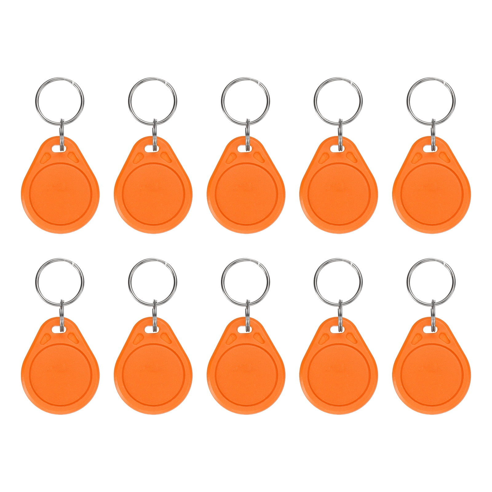 Uxcell 10 Pcs 13.56MHz Writable Rewritable Smart Key Fobs for Access ...