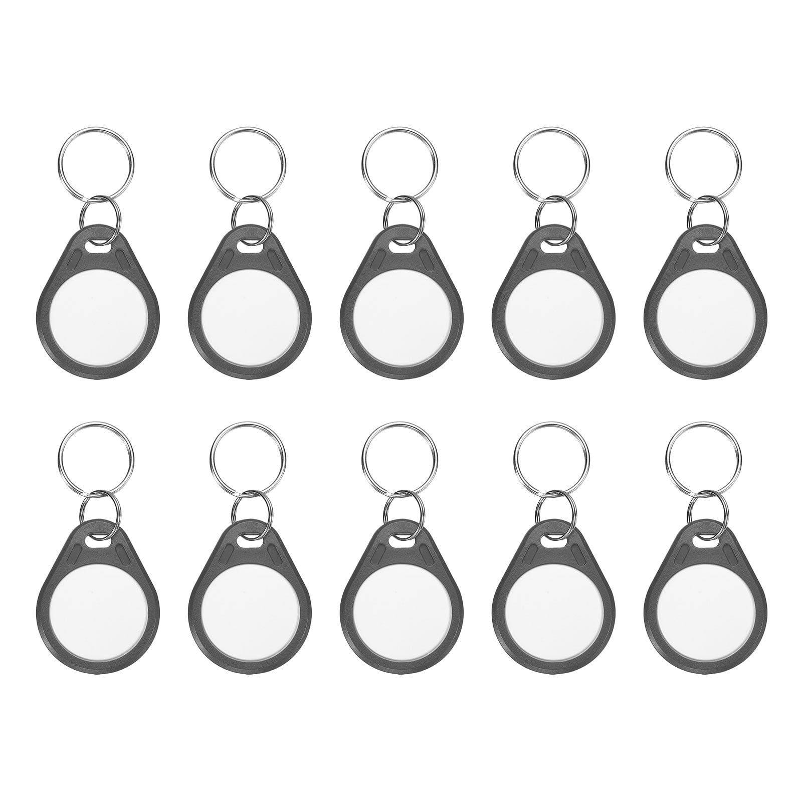 Uxcell 10 Pcs 13.56MHz Writable Rewritable Smart Key Fobs for Access ...