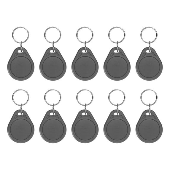 Uxcell 10 Pcs 13.56MHz Writable Rewritable Smart Key Fobs for Access ...