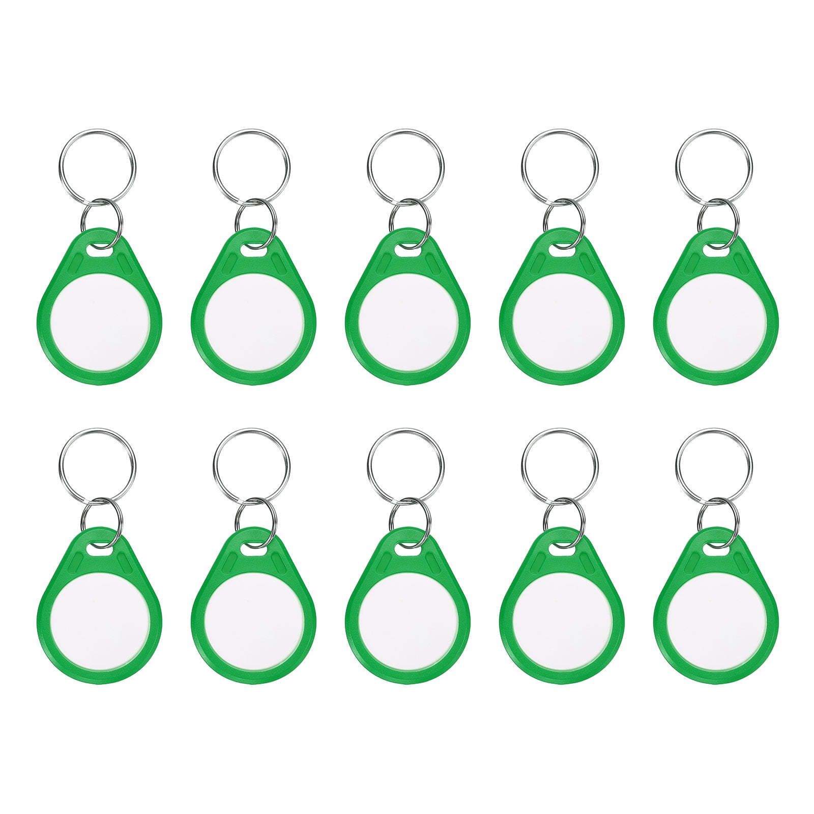 Uxcell 10 Pcs 13.56MHz Writable Rewritable Smart Key Fobs for Access ...