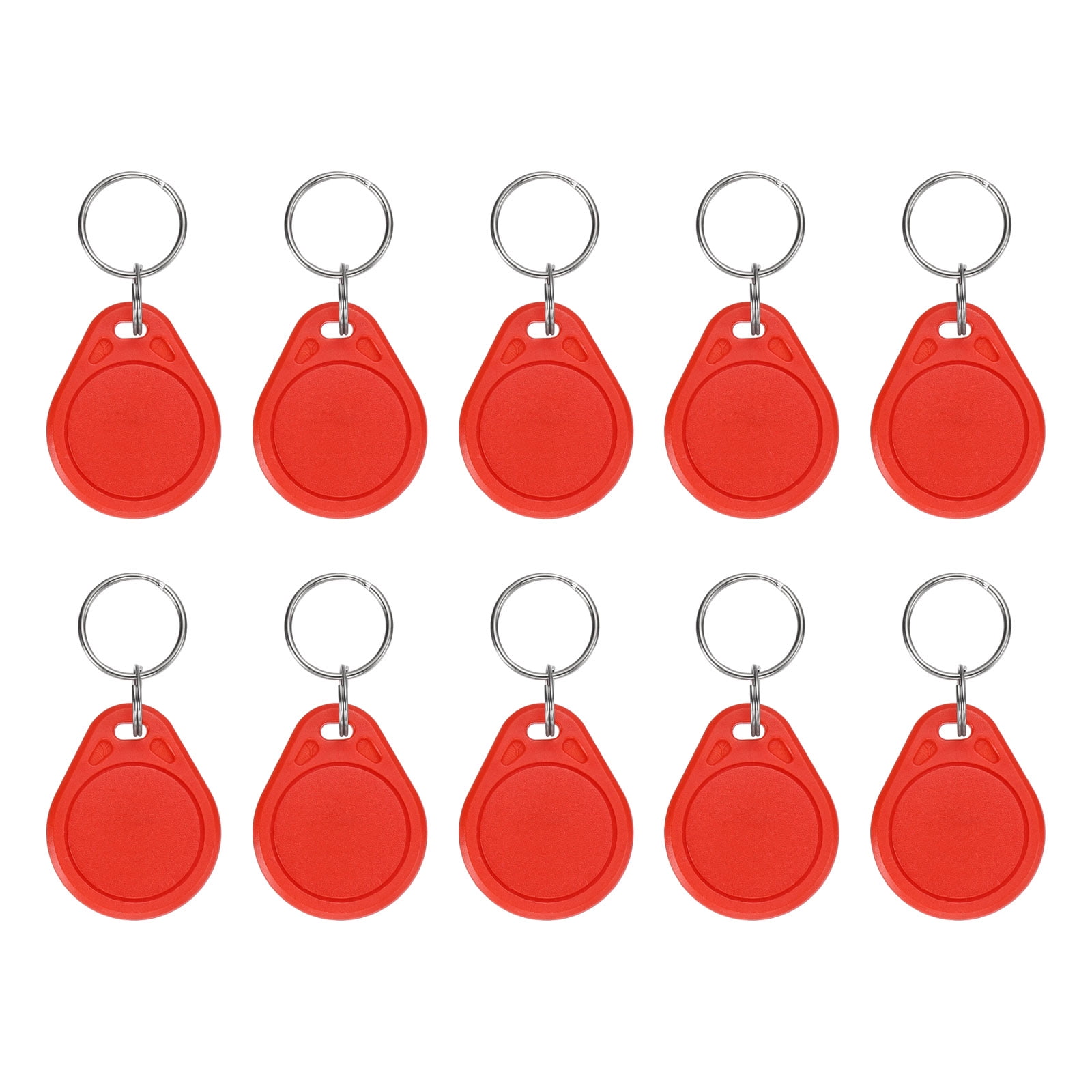 Uxcell 10 Pcs 13.56MHz Writable Rewritable Smart Key Fobs for Access ...