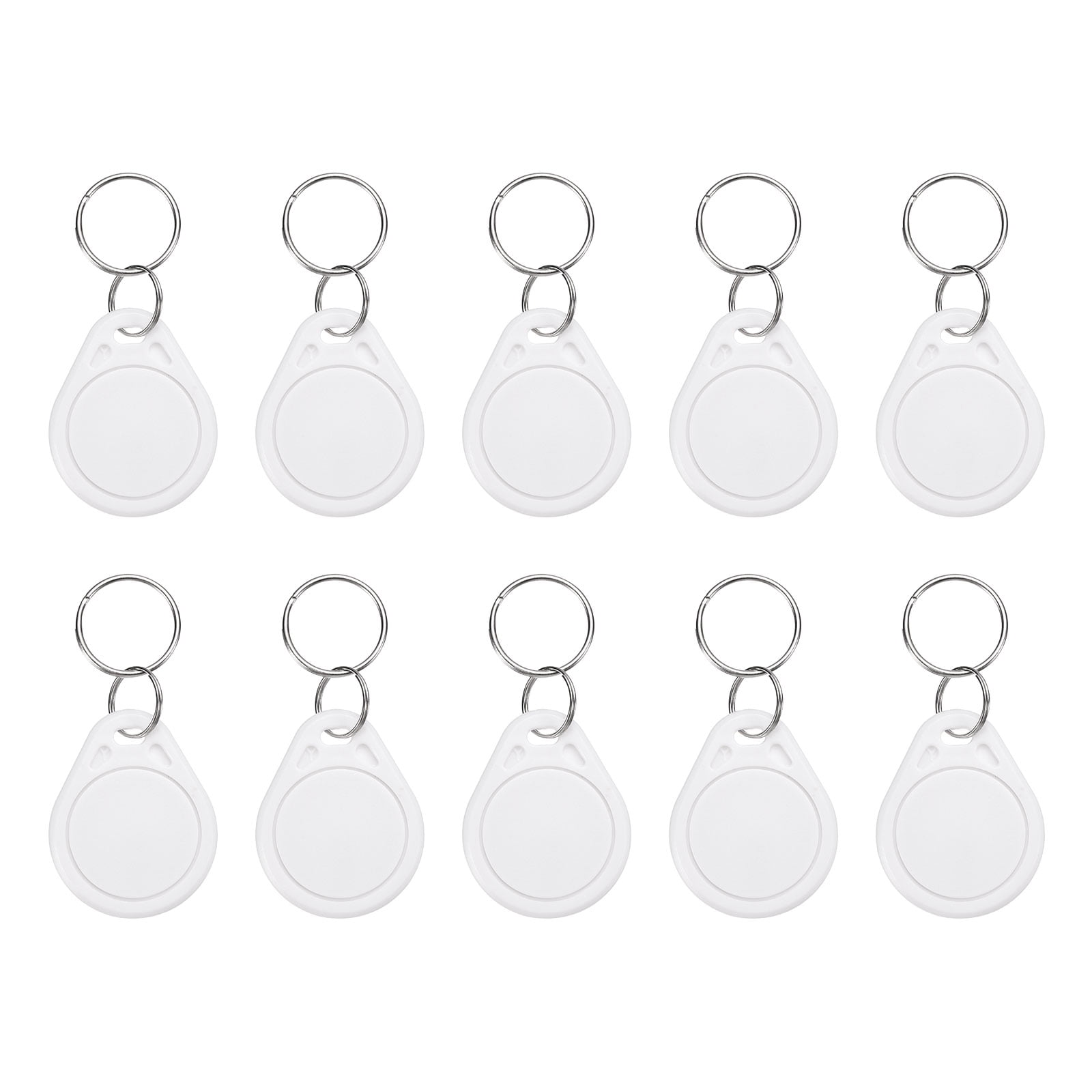 Uxcell 10 Pcs 13.56MHz Writable Rewritable Smart Key Fobs for Access ...