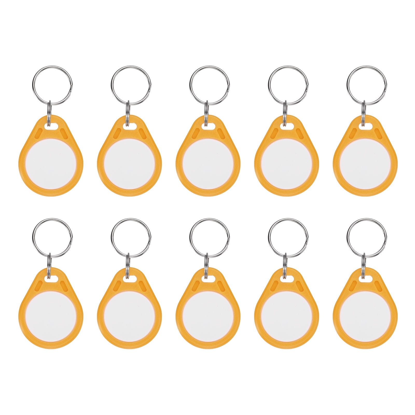 Uxcell 10 Pcs 13.56MHz Writable Rewritable Smart Key Fobs for Access ...