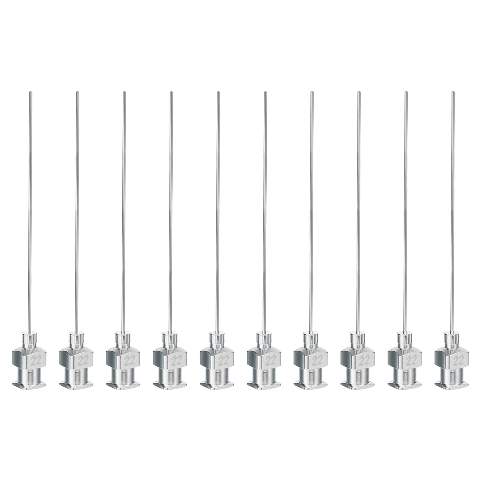 Uxcell 10 Pcs 22G 2 Inch Blunt Tip Dispensing Needle with Lure Lock for ...