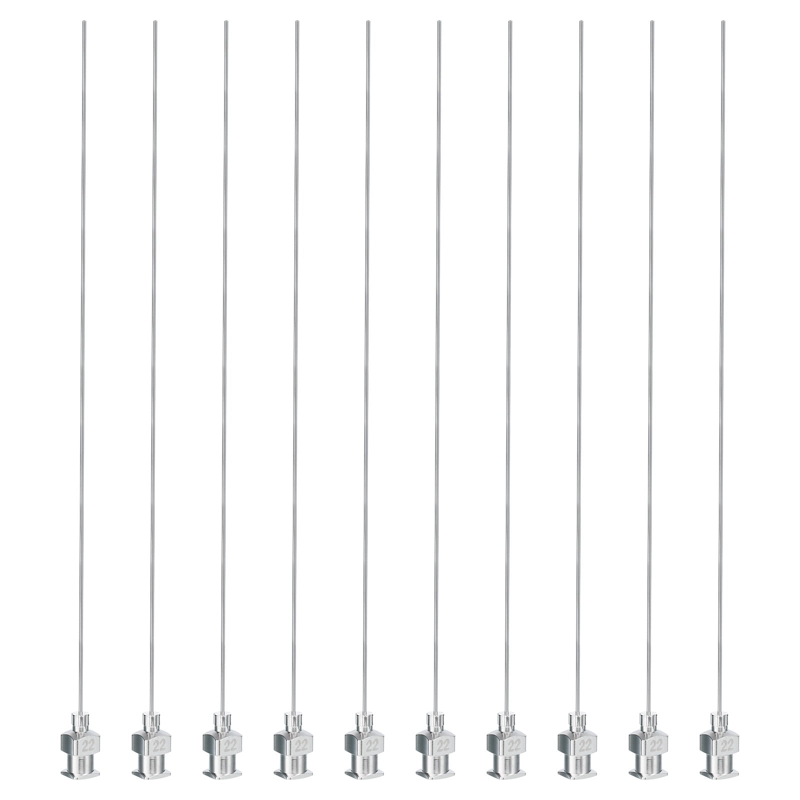 Uxcell 10 Pcs 22G 5 Inch Blunt Tip Dispensing Needle with Lure Lock for ...