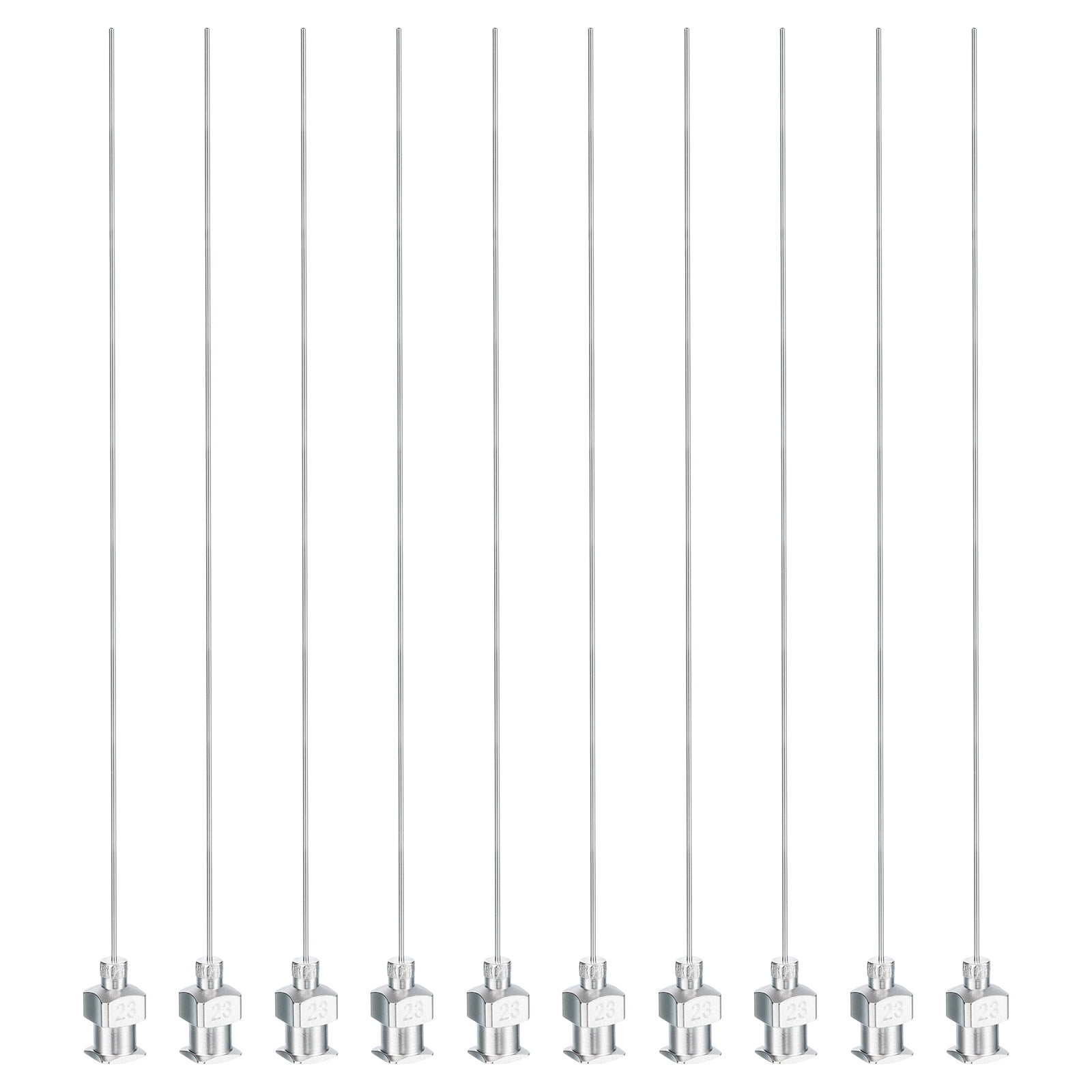 Uxcell 10 Pcs 23G 5 Inch Blunt Tip Dispensing Needle with Lure Lock for ...