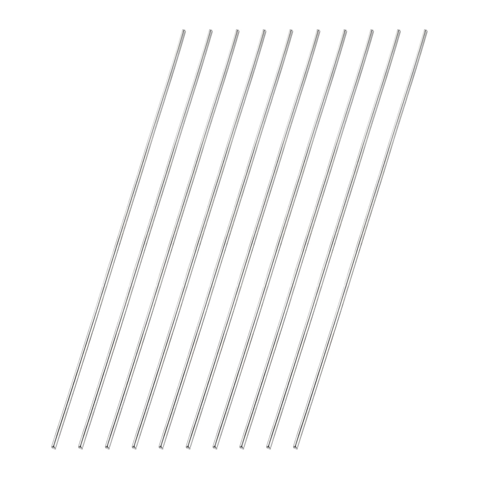 Uxcell 10 Pcs 304 Stainless Steel Round Rod, 1/16" Diameter, 6"(150mm ...