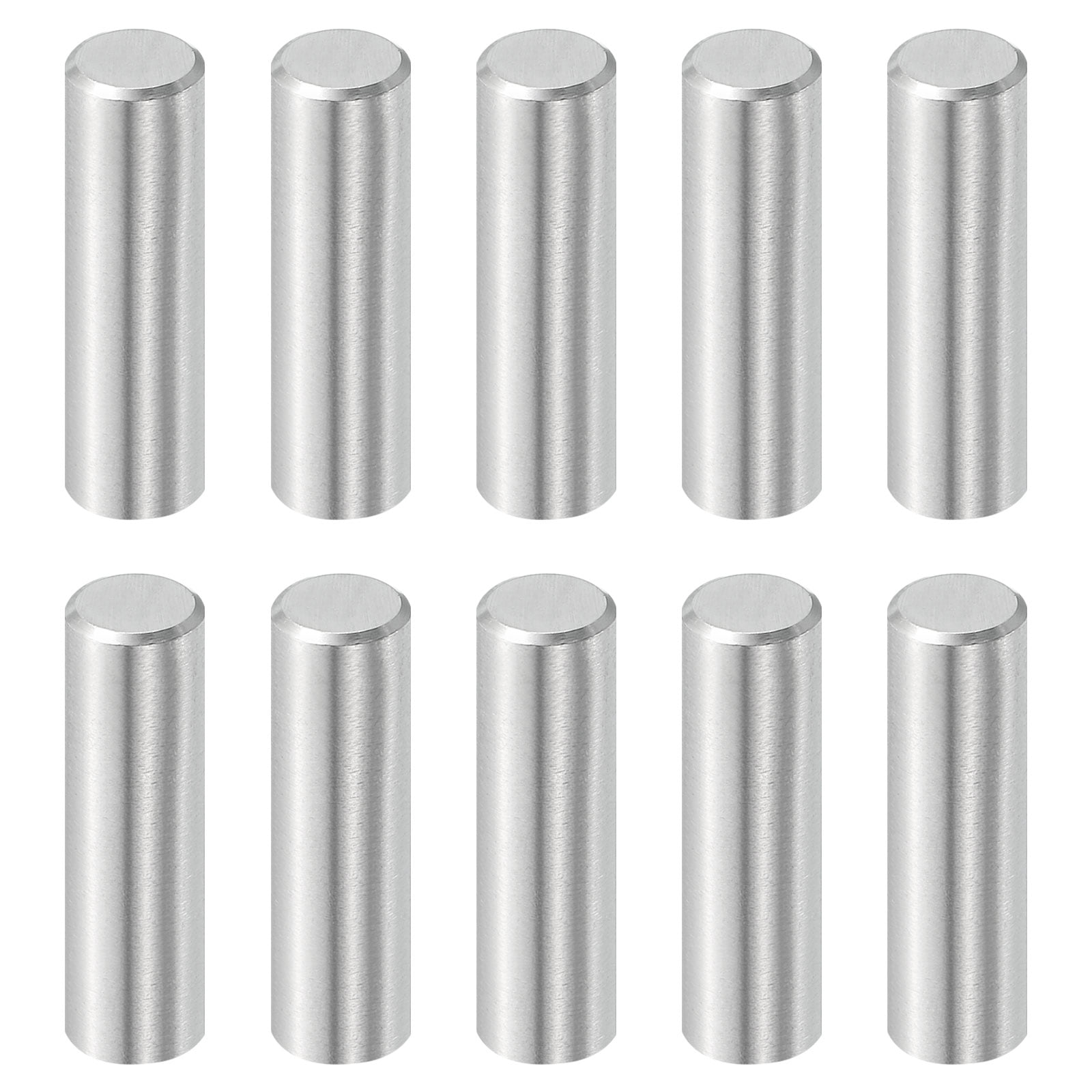 Uxcell 10 Pcs 6 mm x 20 mm Dowel Pins, 316L Stainless Steel Cylindrical ...