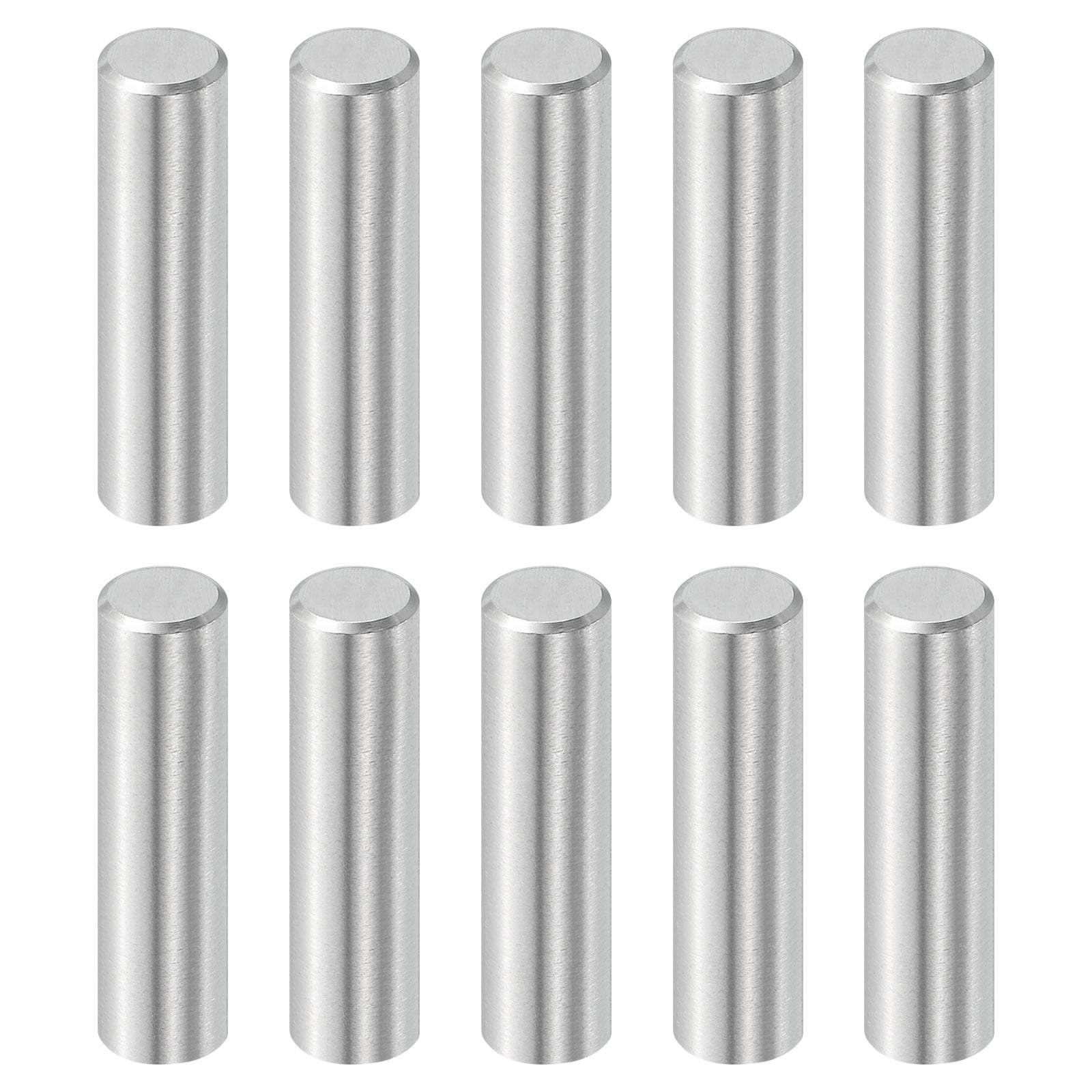 Uxcell 10 Pcs 6 mm x 22 mm Dowel Pins, 316L Stainless Steel Cylindrical ...