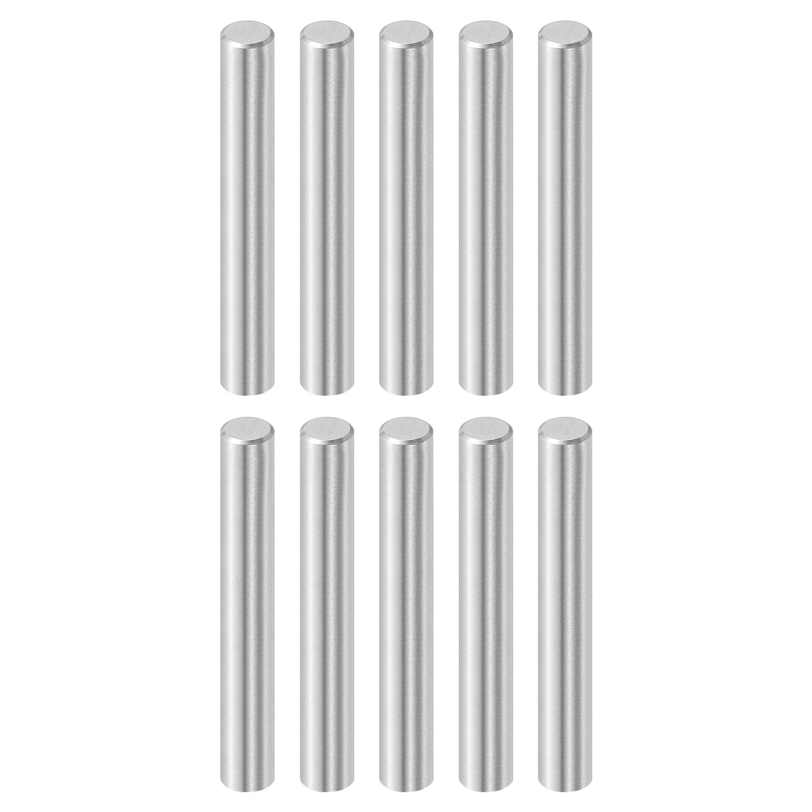 Uxcell 10 Pcs 6 mm x 40 mm Dowel Pins, 316L Stainless Steel Cylindrical ...