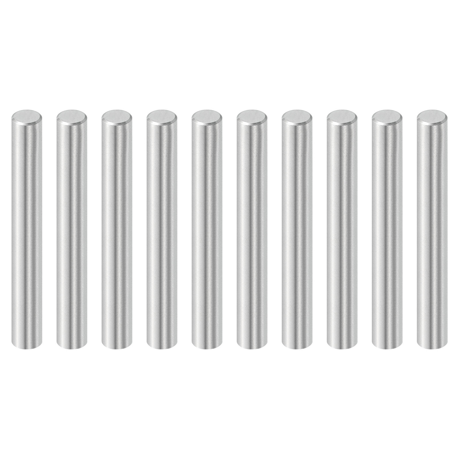 Uxcell 10 Pcs 6 mm x 45 mm Dowel Pins, 316L Stainless Steel Cylindrical ...