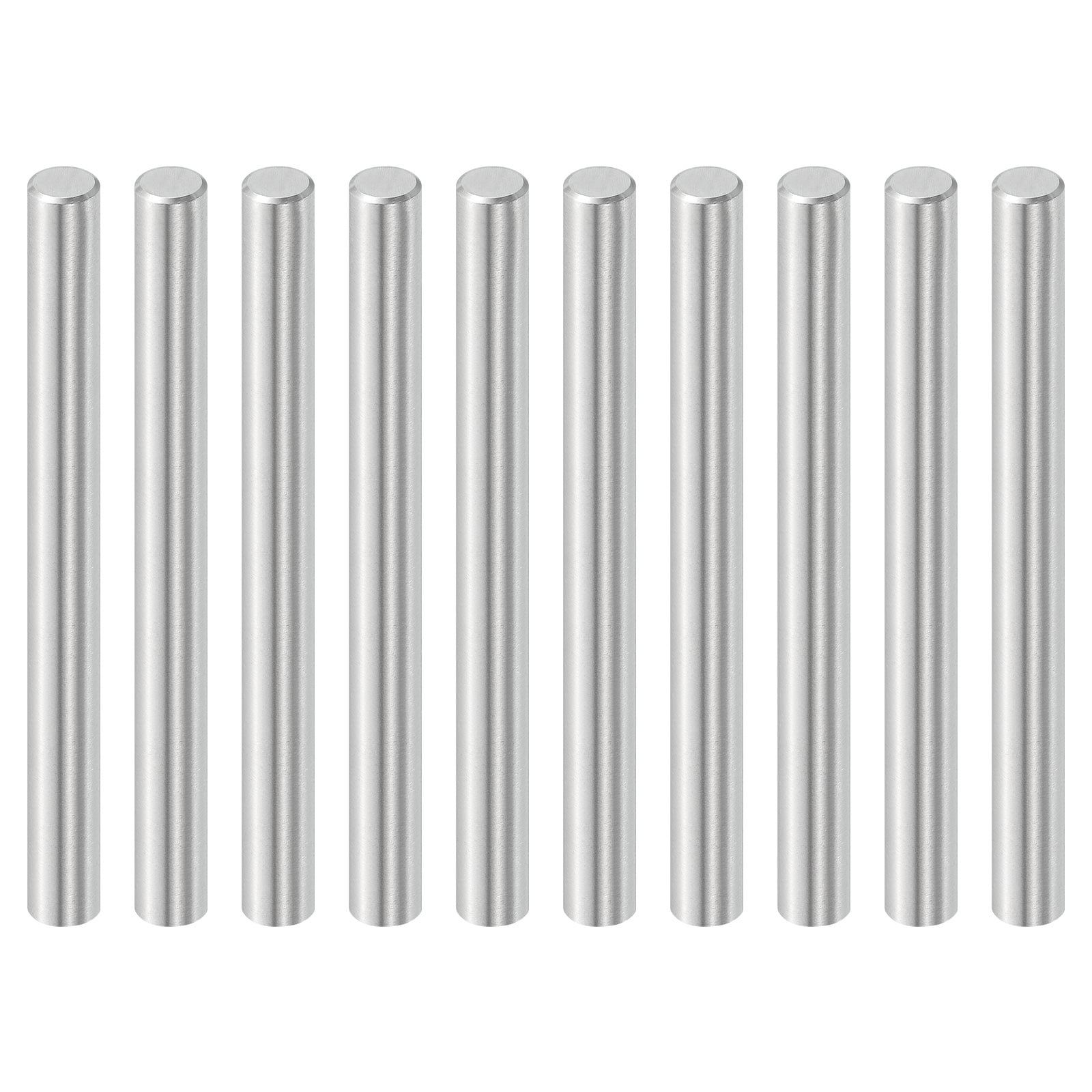 Uxcell 10 Pcs 6 mm x 60 mm Dowel Pins, 316L Stainless Steel Cylindrical ...