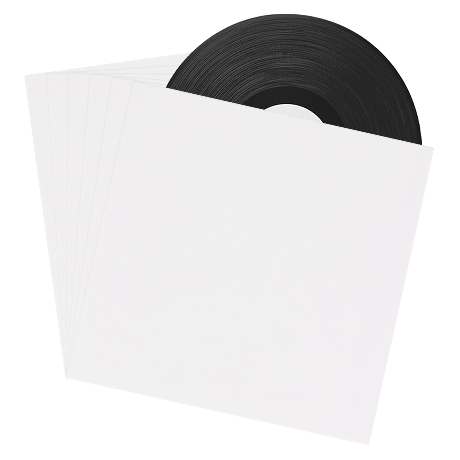 Uxcell 10 Pcs 7" Vinyl Record Jackets,Kraft Paper Vinyl Outer Sleeves ...