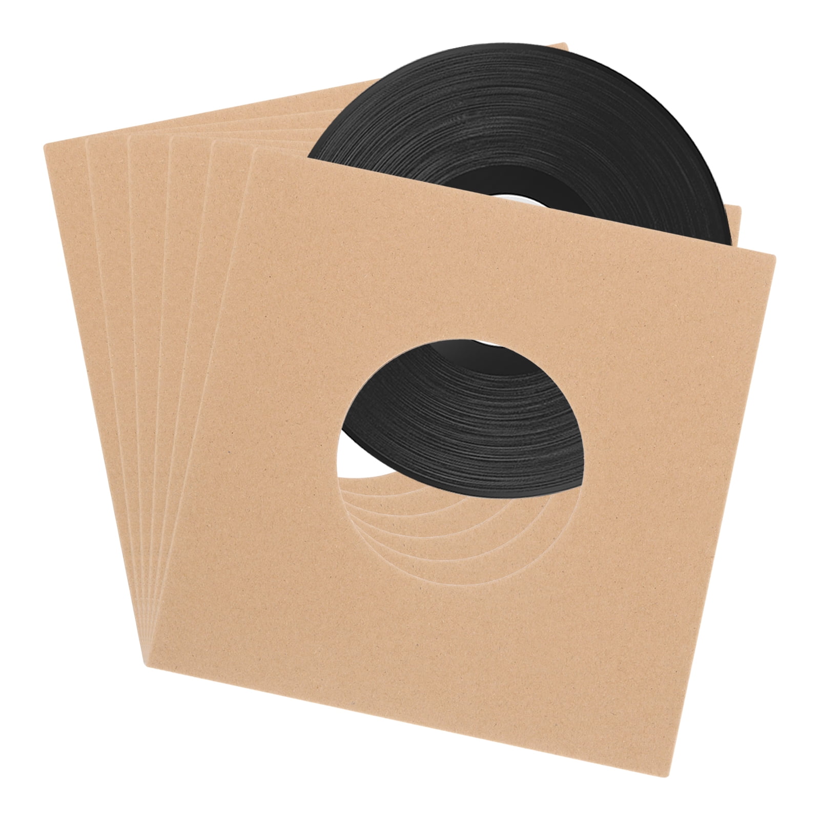 Uxcell 10 Pcs 7" Vinyl Record Jackets for LP Vinyl Records Storage ...
