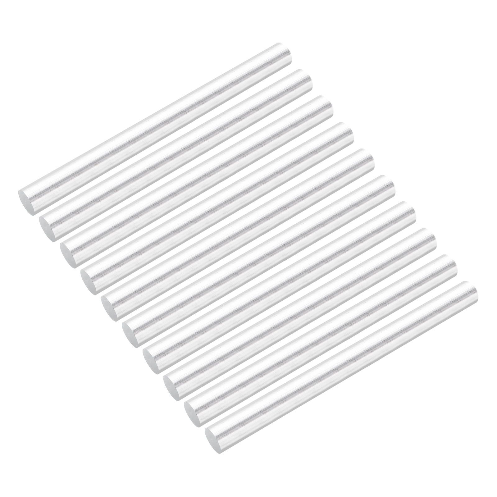 Uxcell 10 Pcs Aluminum Rods, 5/16" Dia 4"Long Solid Round Rod Stick ...