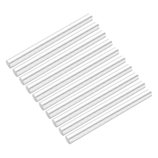 Uxcell 10 Pcs Aluminum Rods, 5/16" Dia 4"Long Solid Round Rod Stick ...