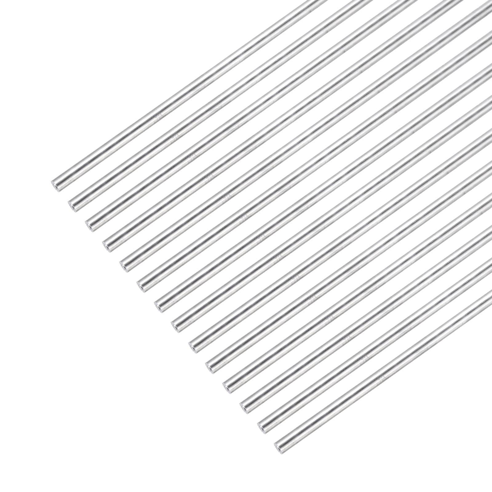 Uxcell 10 Pcs Aluminum Round Rod 3mm x 305mm 6061 Aluminum Bar Solid ...