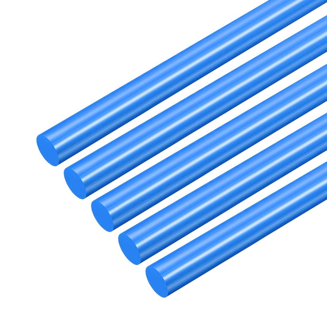 Uxcell Plastic Rods ABS Styrene Round Stick Round Solid Bar DIY Model ...