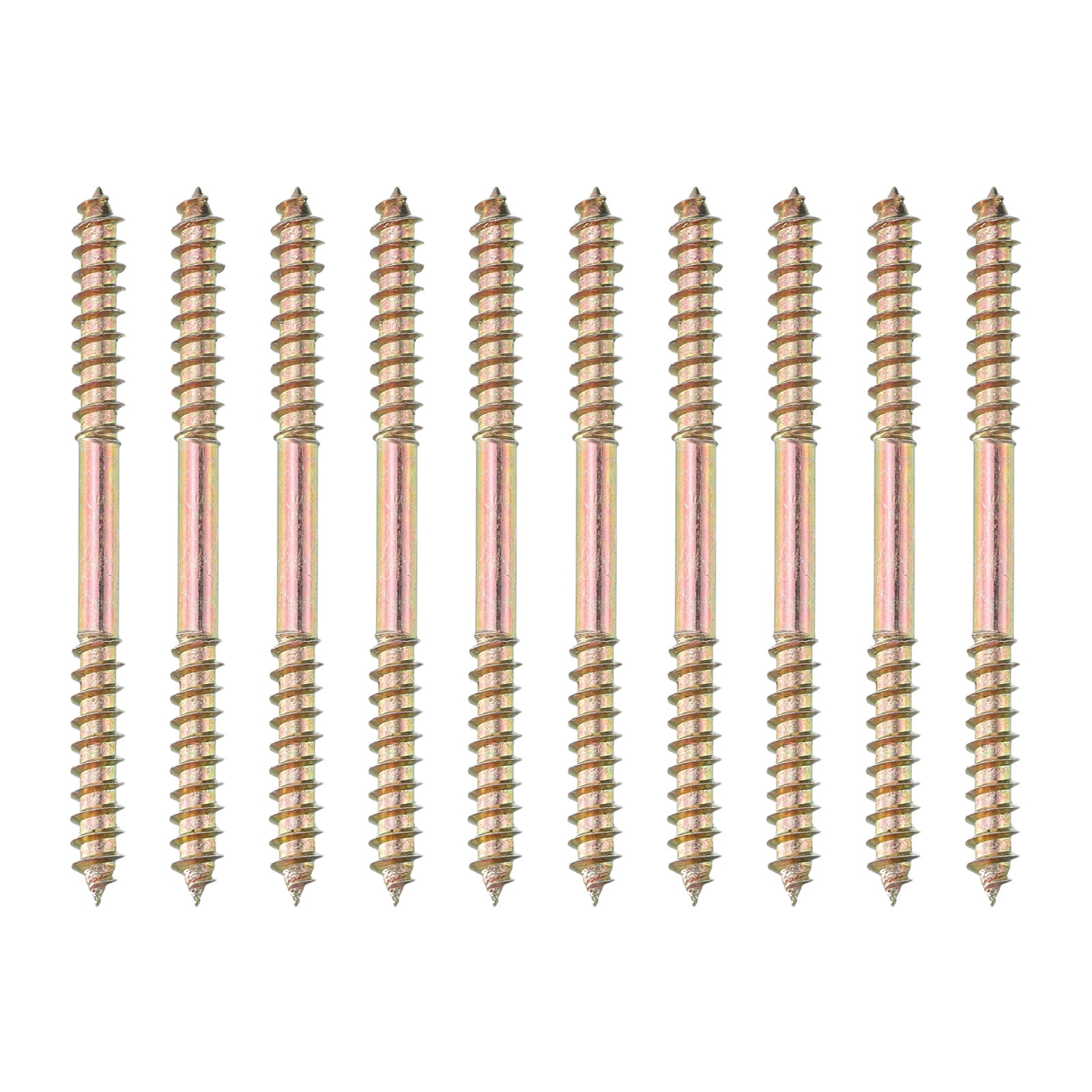 Uxcell 10 Pcs Double Ended Screws, M5 x 65 mm Carbon Steel Hanger Bolts ...