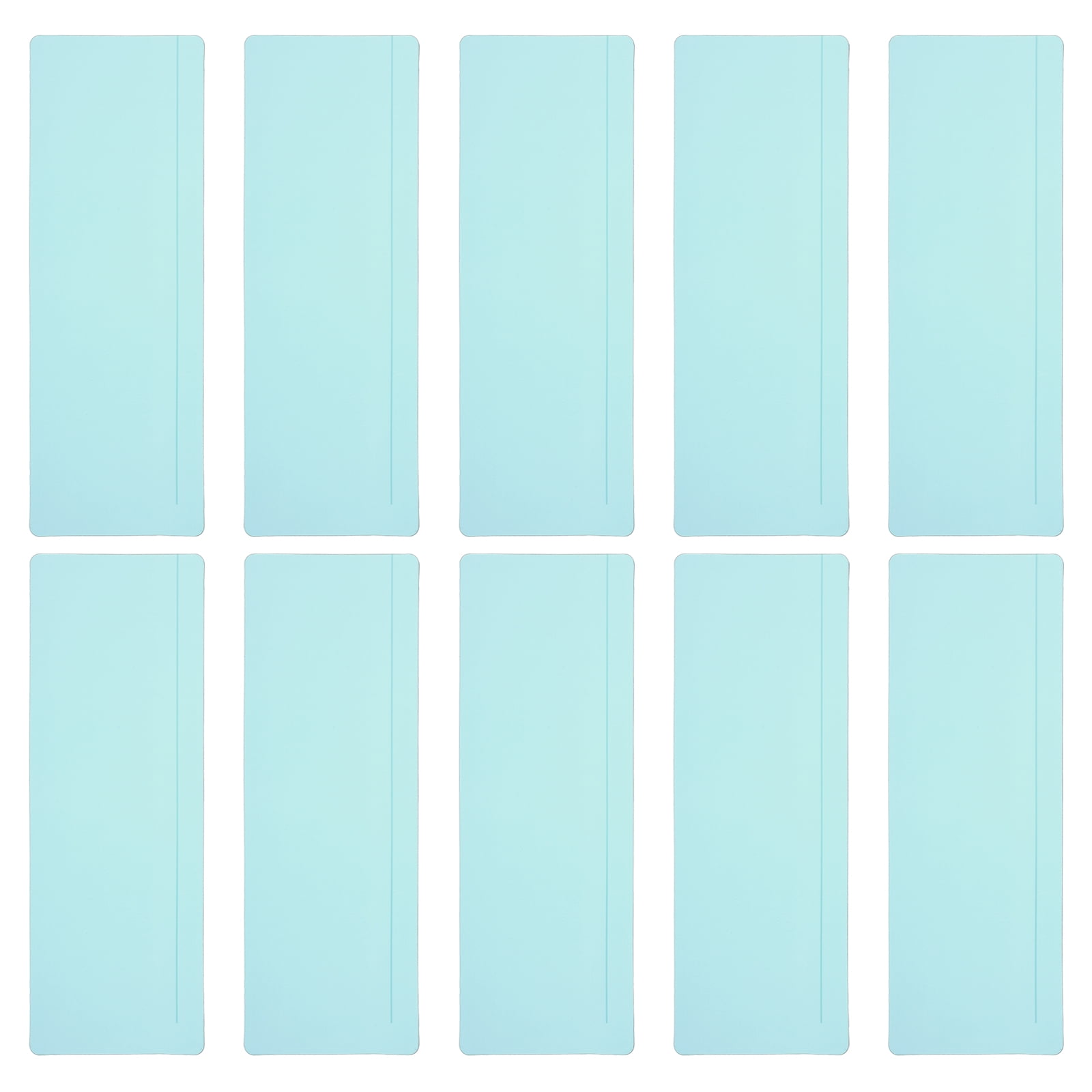 Uxcell 10 Pcs Guided Reading Strips 19cmx7cm Tracking Highlight Colored ...